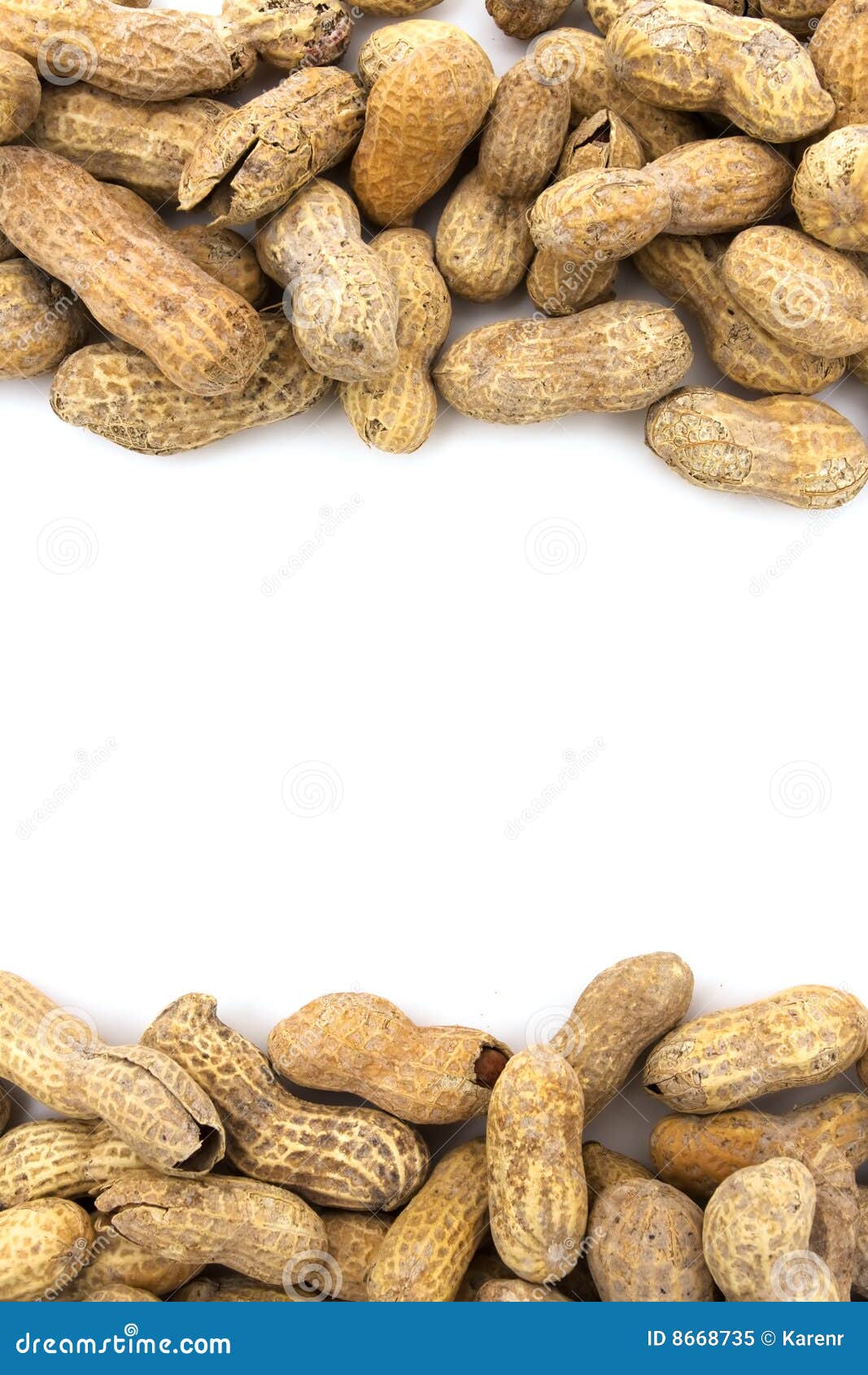 Peanut Border stock image. Image of peanuts, roasted, nutritious - 8668735