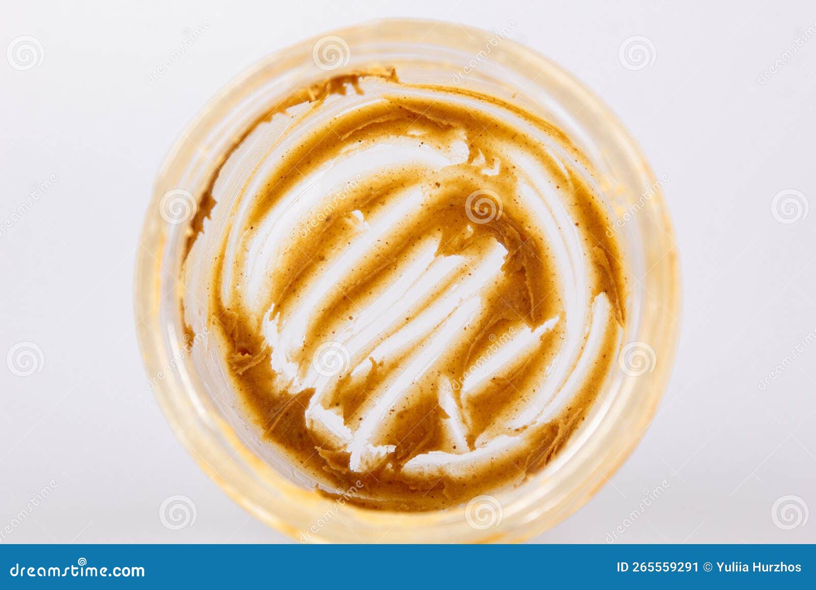 Peanut Butter In An Open Jar Empty Peanut Butter Container The Last Spoonful Of Delicious
