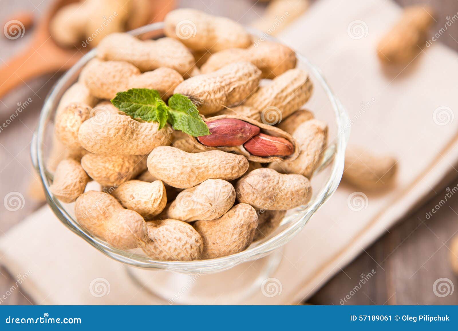 Peanut in container stock image. Image of brown, nature - 57189061