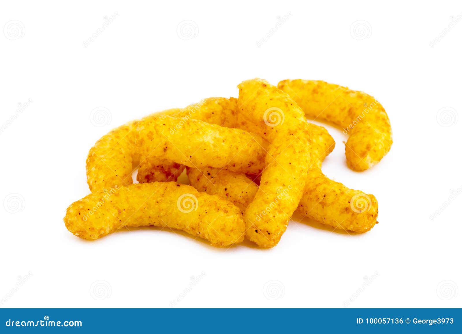 Peanut, corn puffs stock photo. Image of object, dried - 100057136