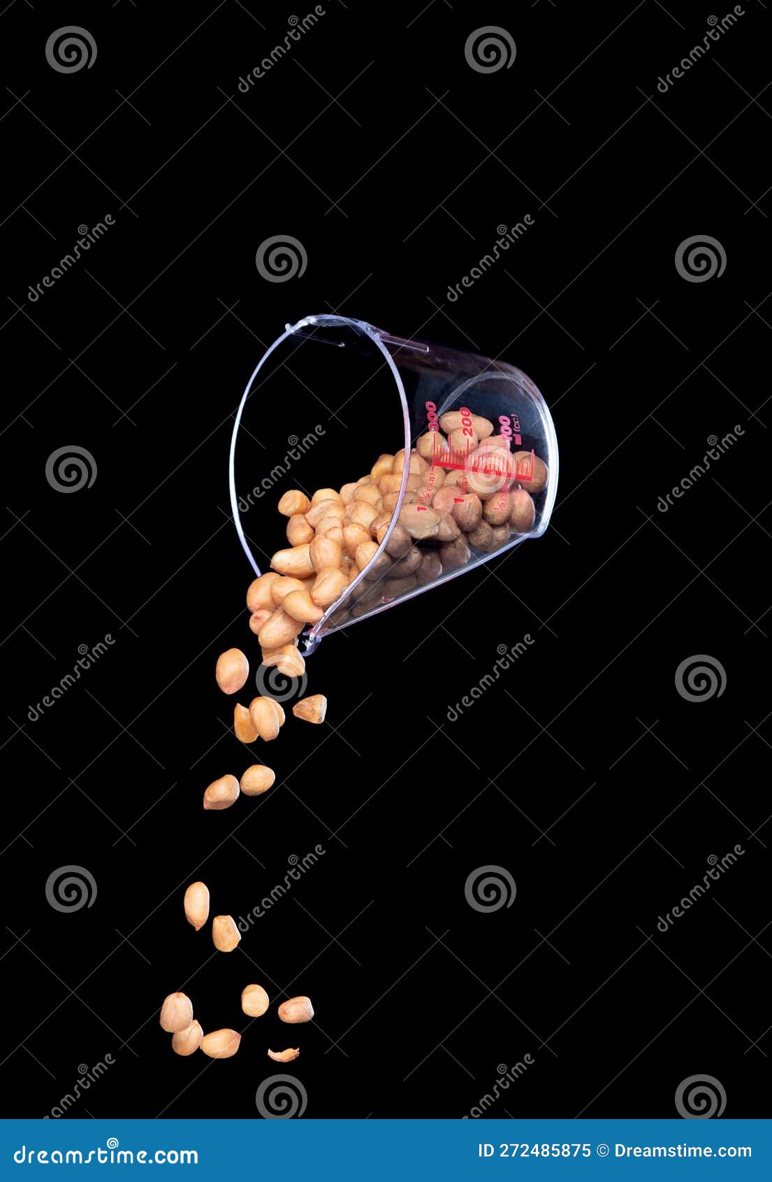 Peanut Fall, Brown Grain Peanuts Explode Abstract Cloud Fly from ...