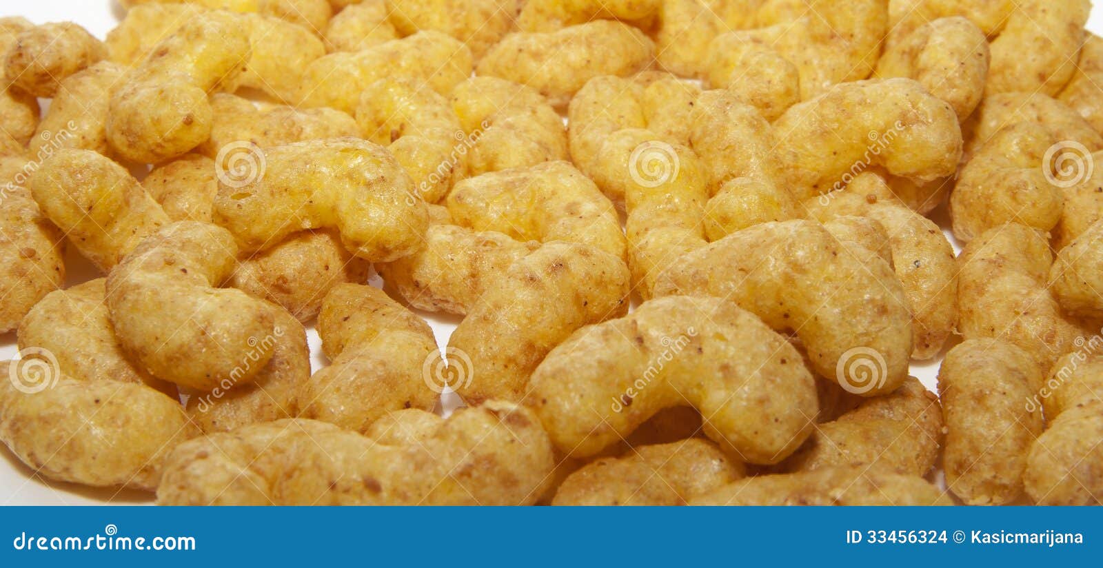 Peanut Flips Snack on a Plate Close Up Stock Photo - Image of close ...