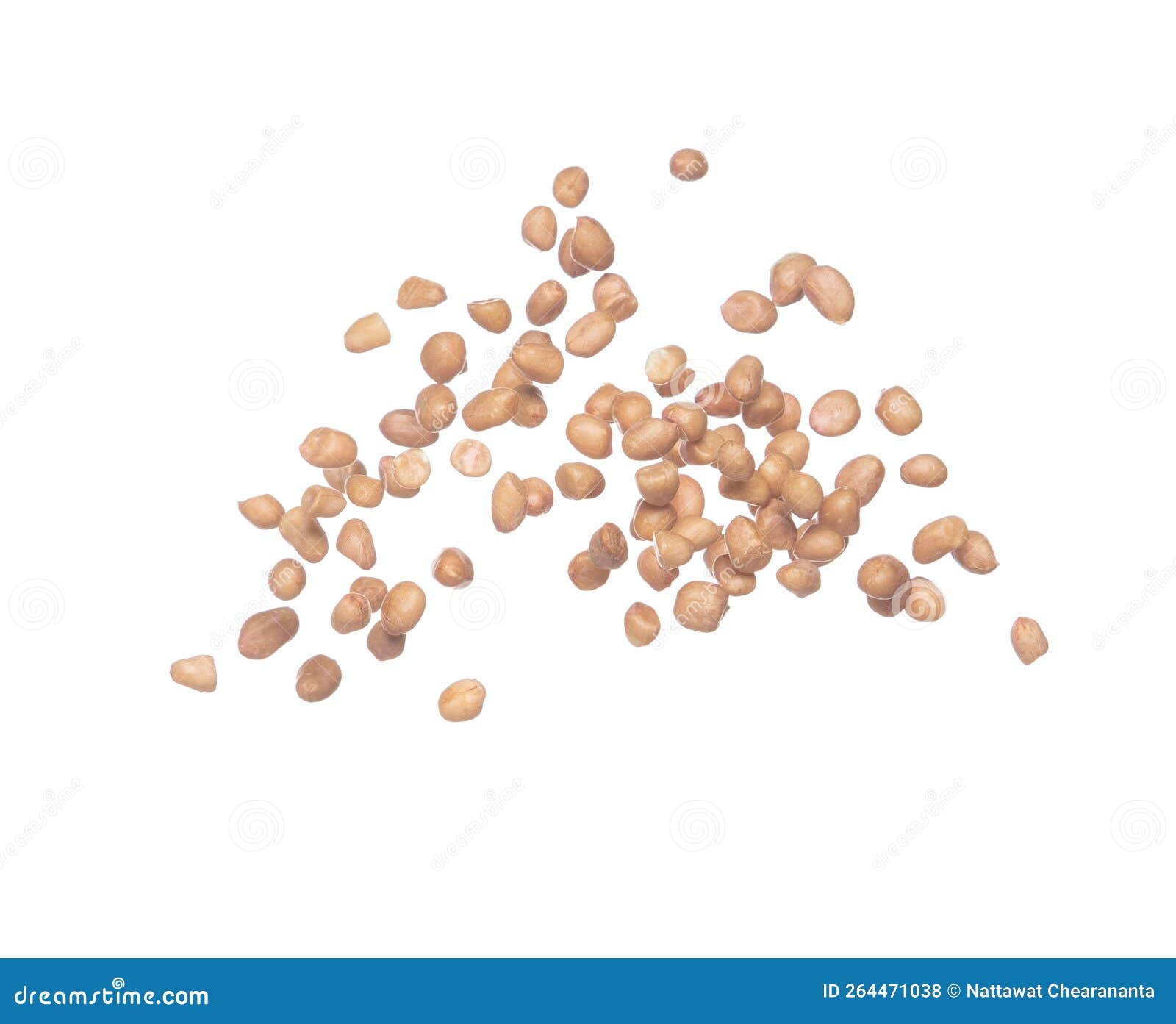 Peanut Flying Explosion, Brown Grain Peanuts Explode Abstract Cloud Fly ...