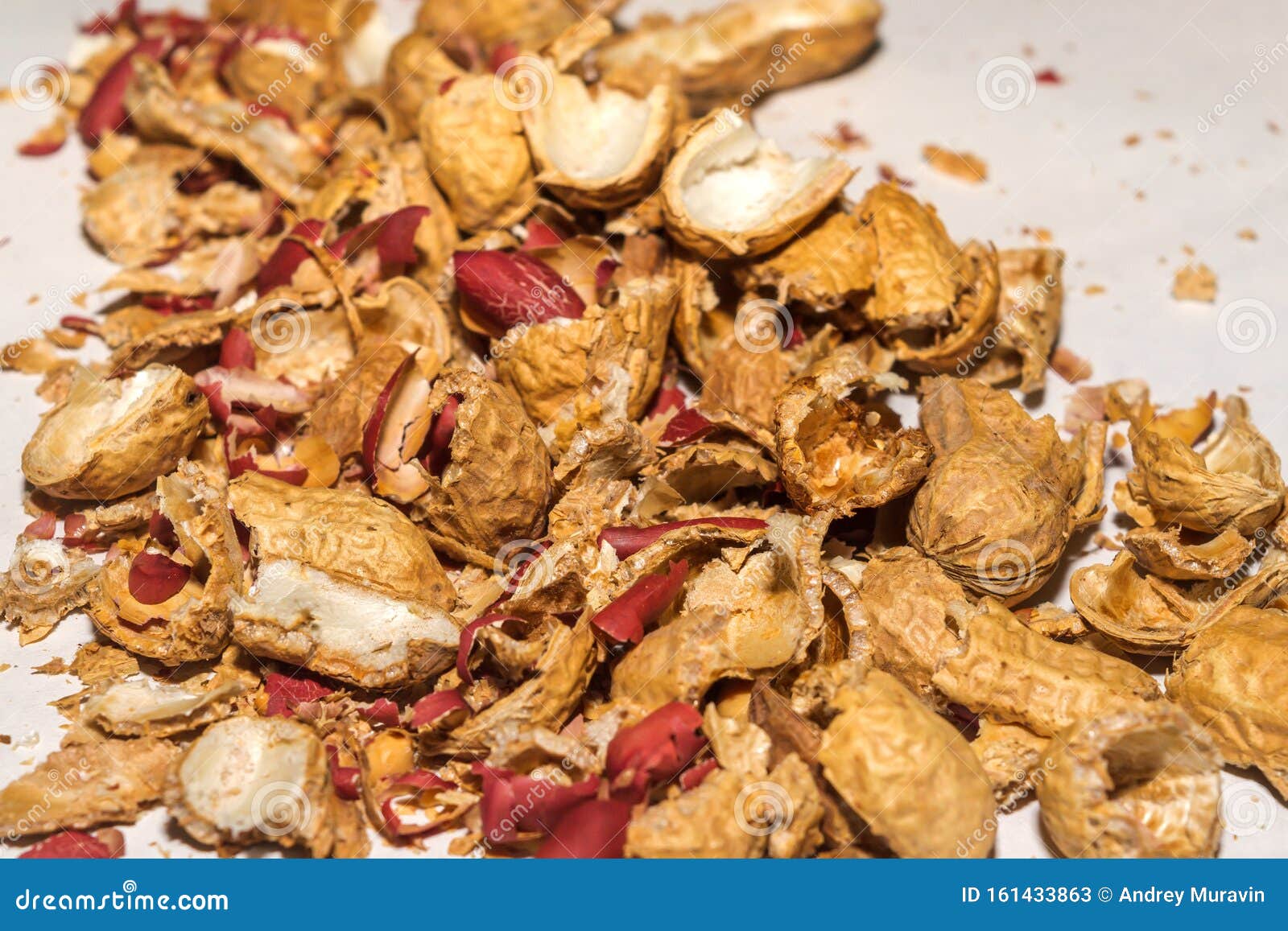 Peanut stock image. Image of closeup, groundnut, white - 161433863