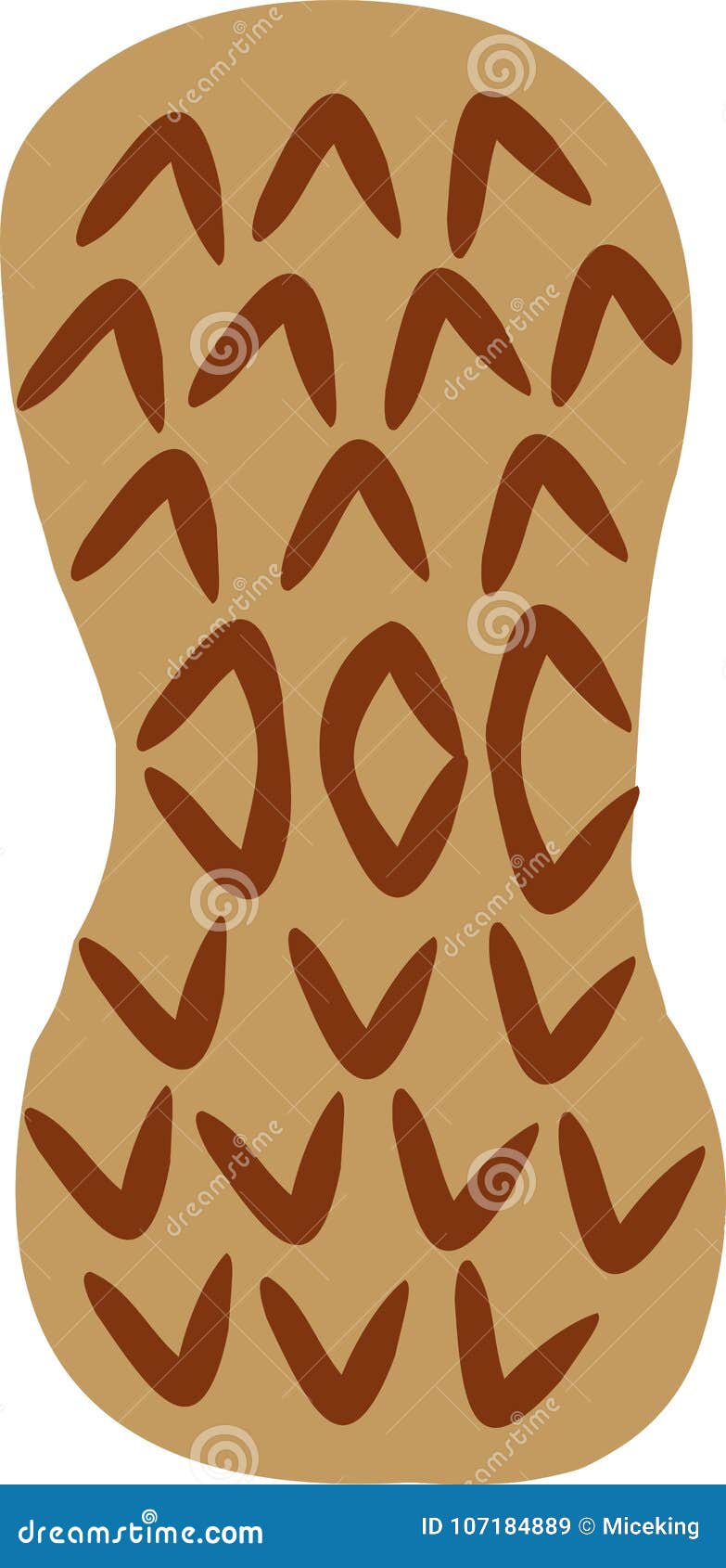 Peanut icon vector stock vector. Illustration of groundnut - 107184889