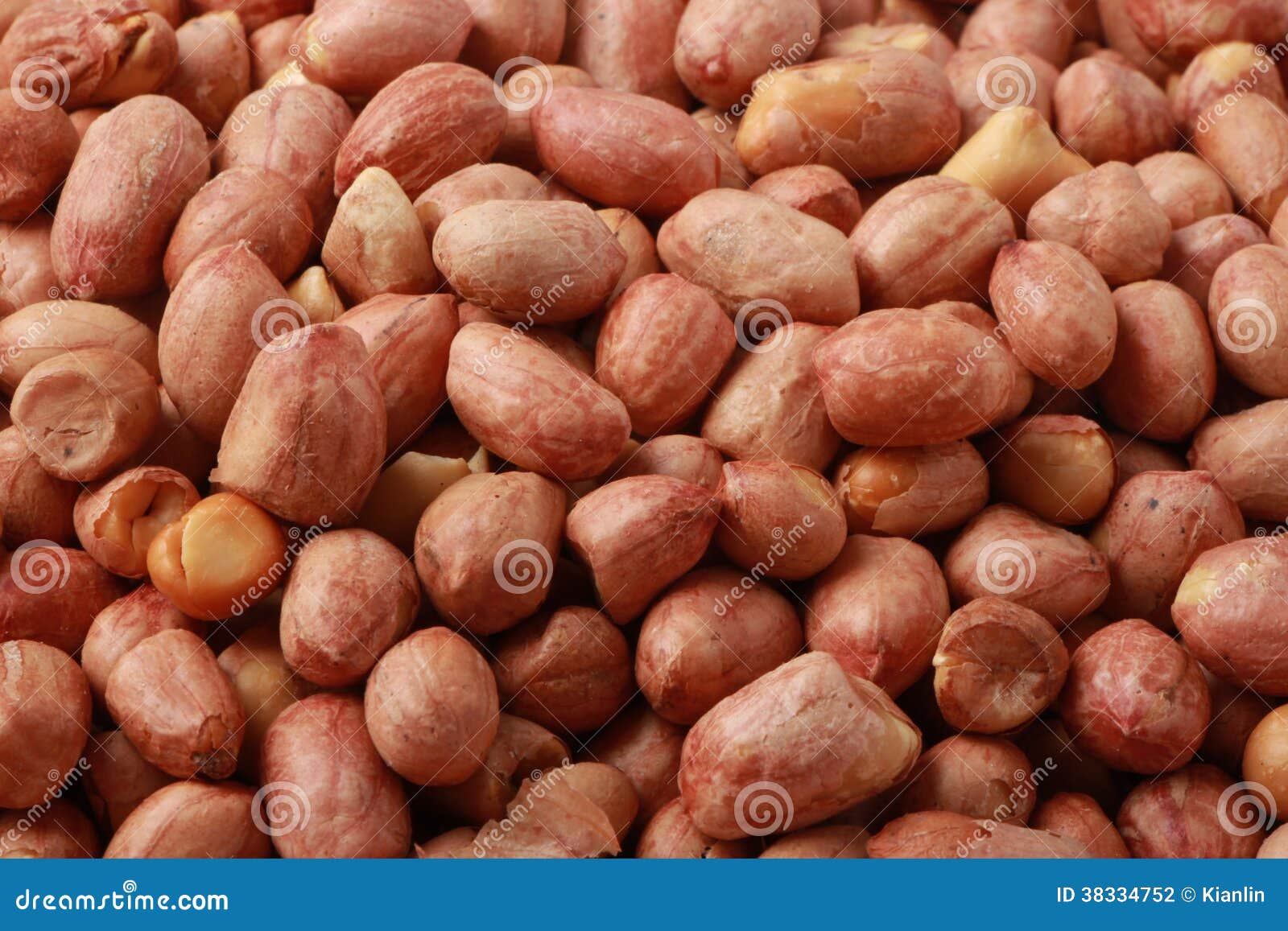 Peanut Kernels Brown Variety Edible White Background Royalty-Free Stock ...