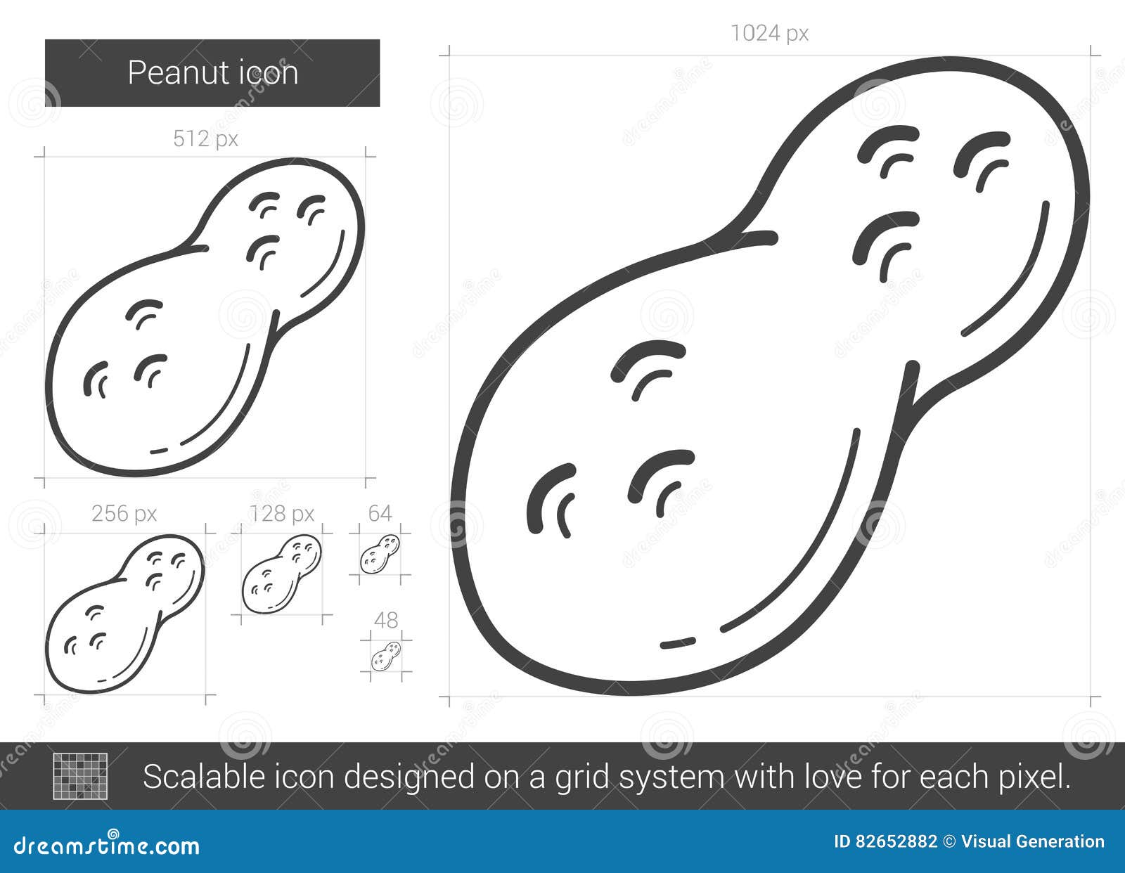 Peanut Line Icon Stock Illustrations – 2,888 Peanut Line Icon Stock ...