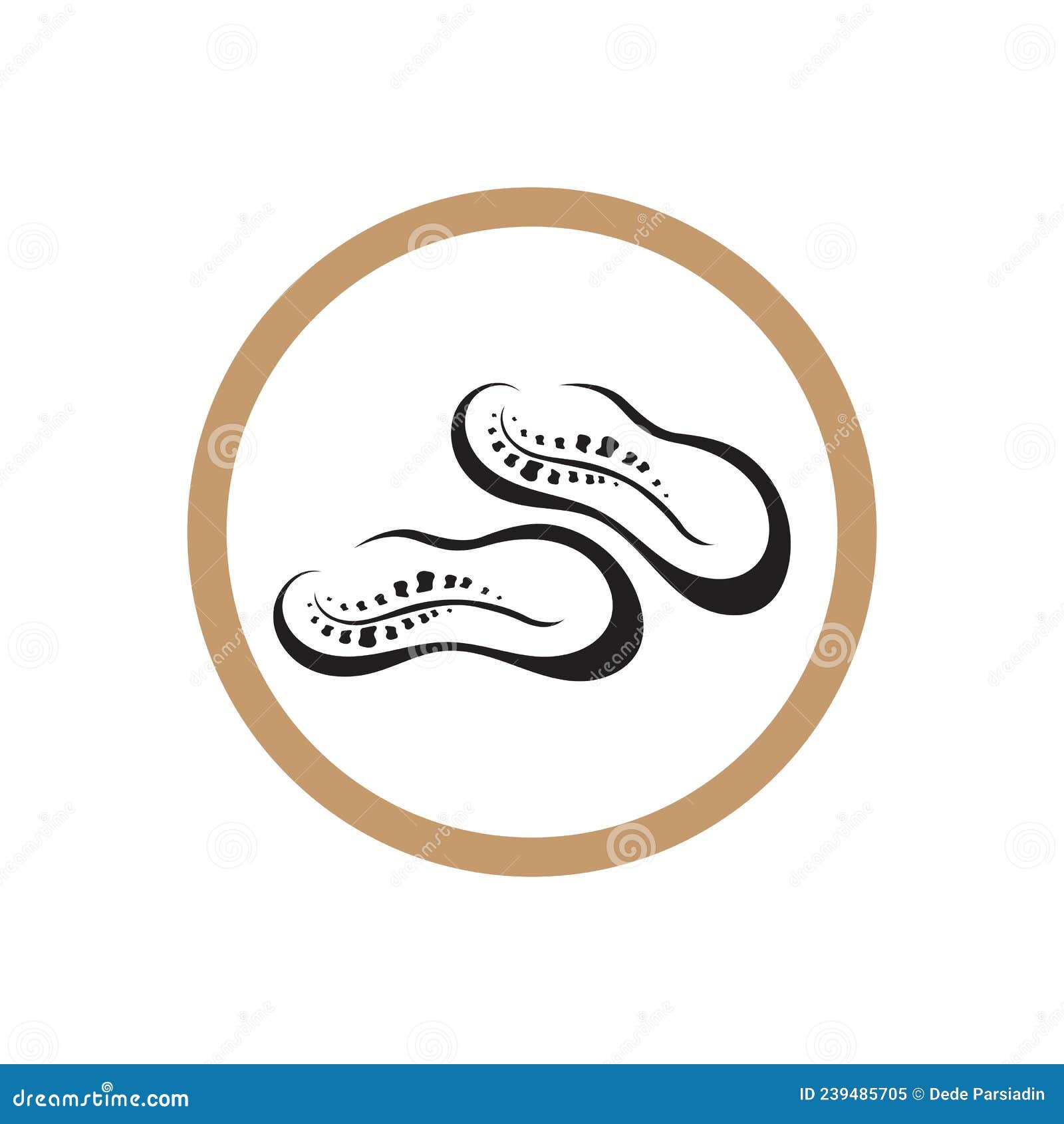 Peanut Logo Vector Illustration Design Template Stock Vector ...