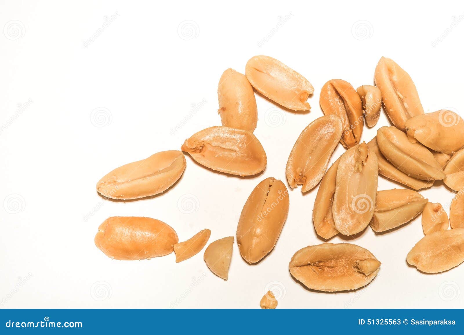 A Crack Peanut On The Top Of Pile Of Peanuts Royalty-Free Stock Image ...