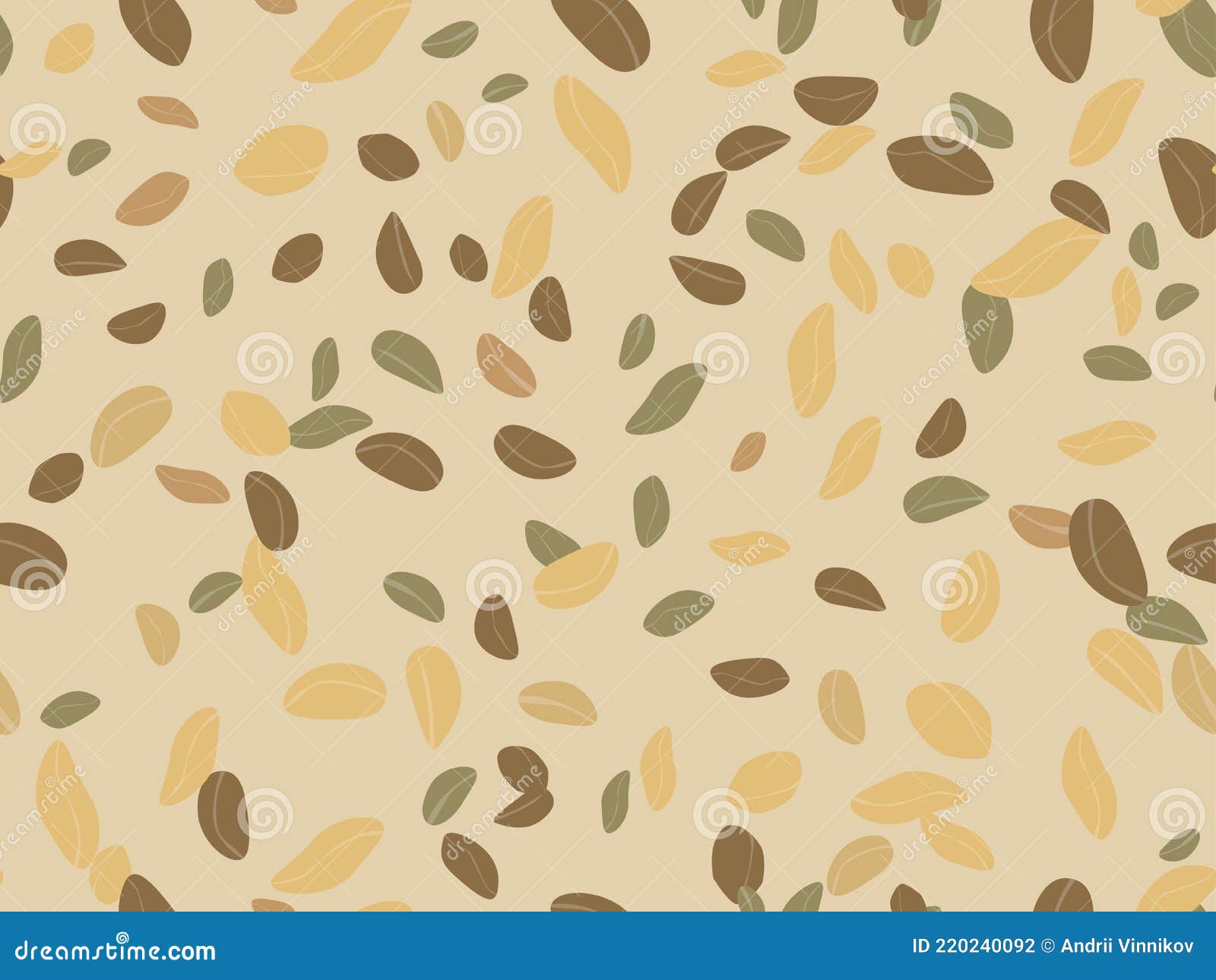 Peanut Seamless Pattern. Roasted Peanuts. Background Design for ...