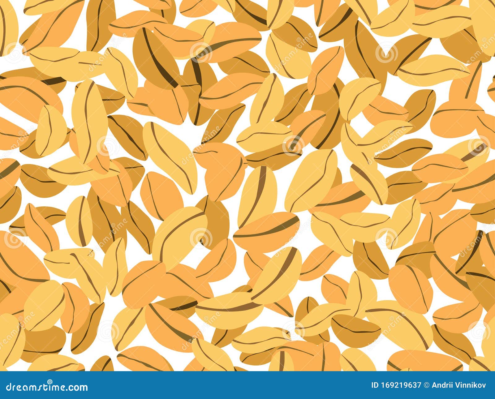 Peanut Seamless Pattern. Roasted Peanuts. Background Design for ...