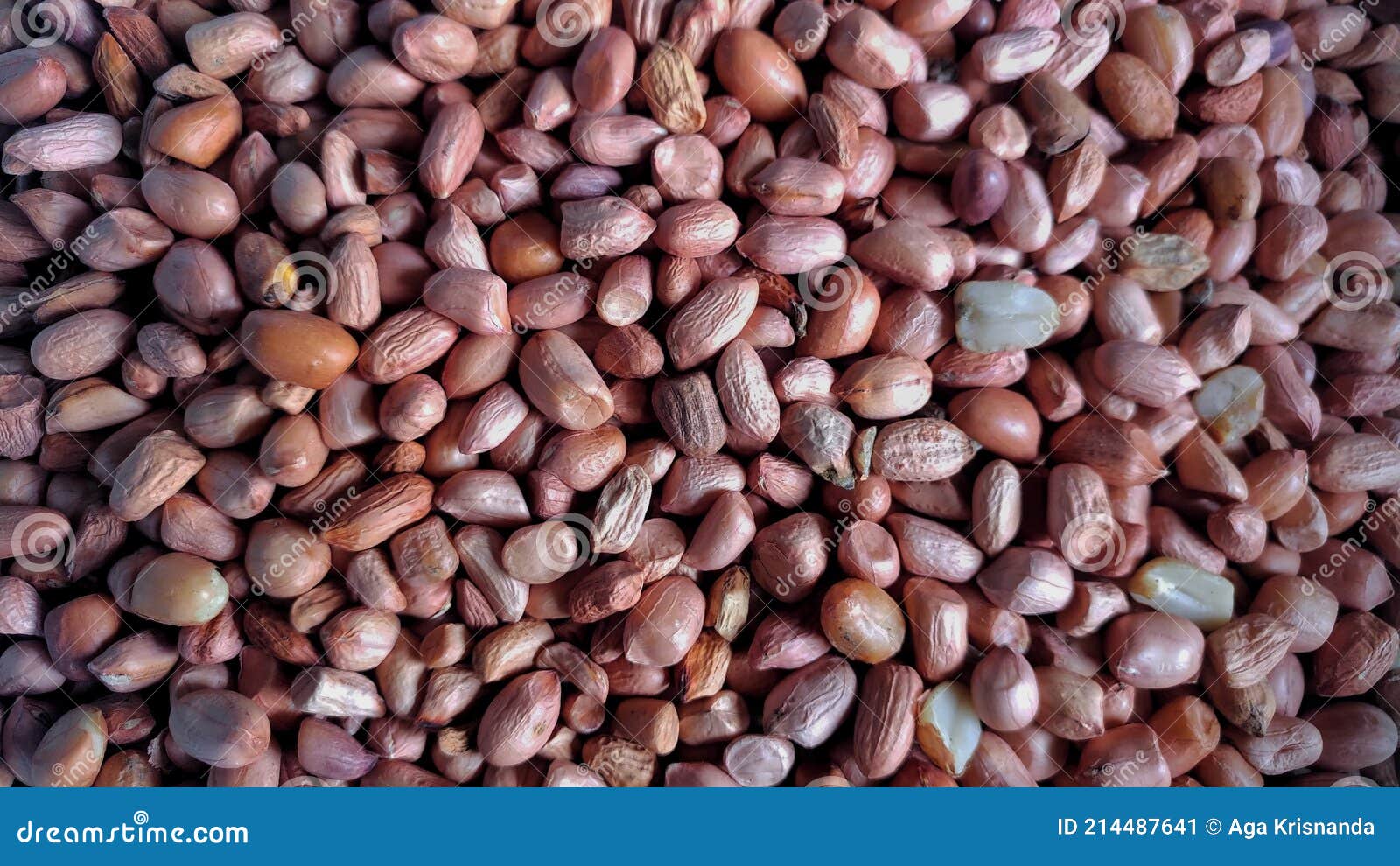 Peanut Seeds As A Food Ingredient And Protein Source On Banana Leaf ...