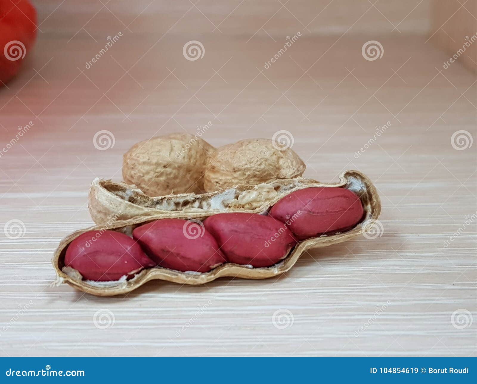 Peanut with shell stock image. Image of nutshell, salted - 104854619