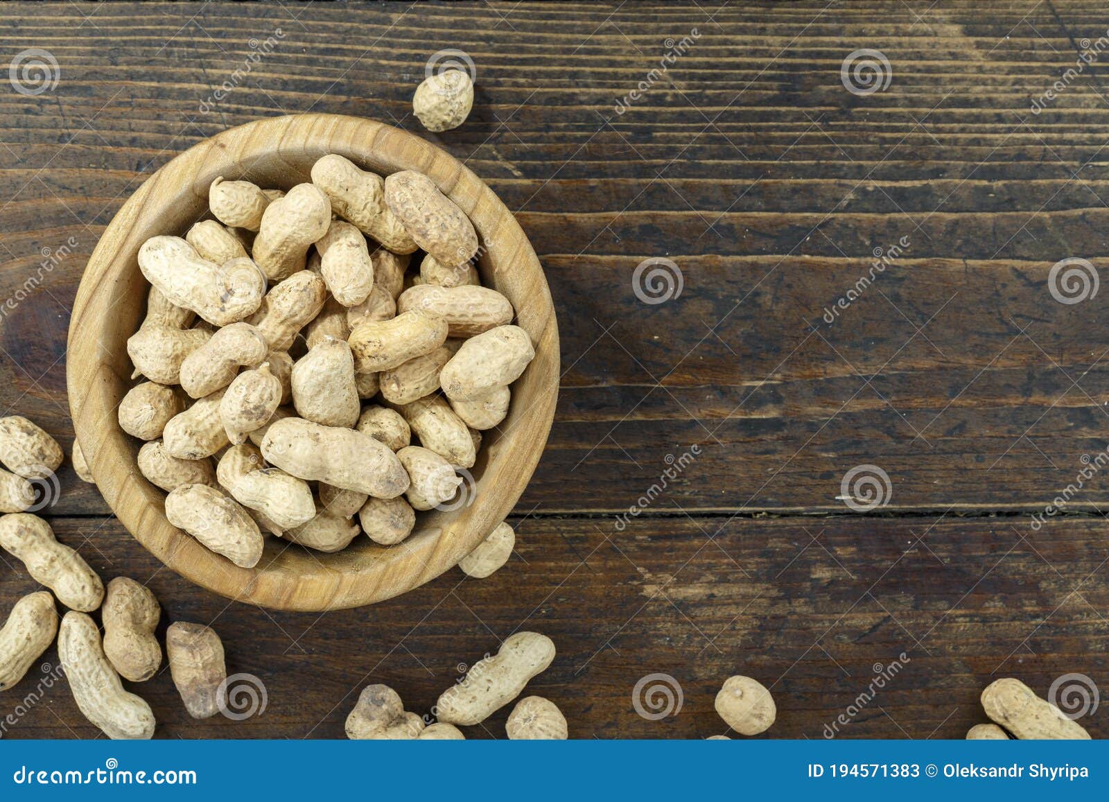 Peanut in a Shell Texture in a Plate. Top View Stock Image - Image of ...
