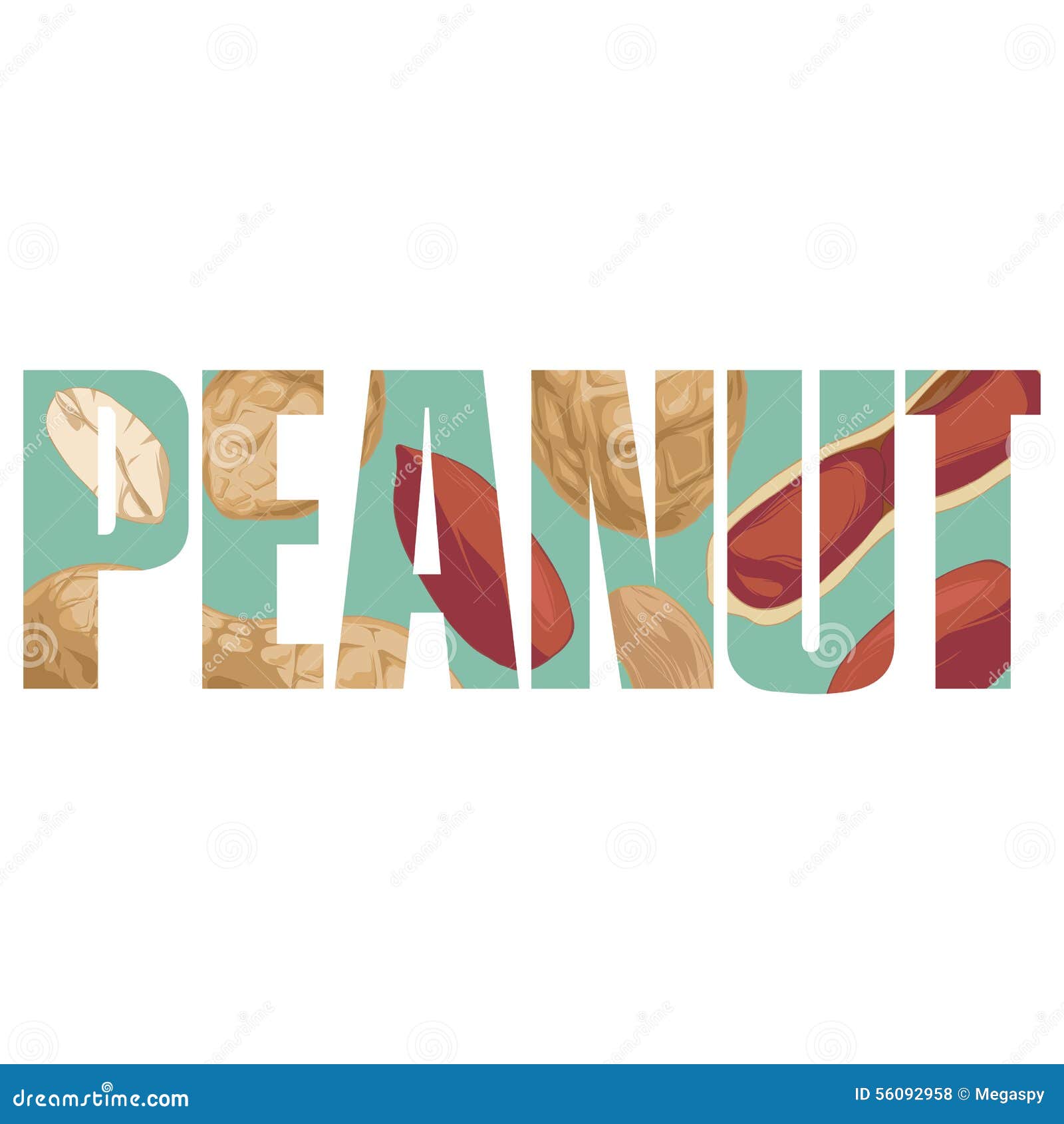 Peanut sign stock vector. Illustration of label, graphic - 56092958
