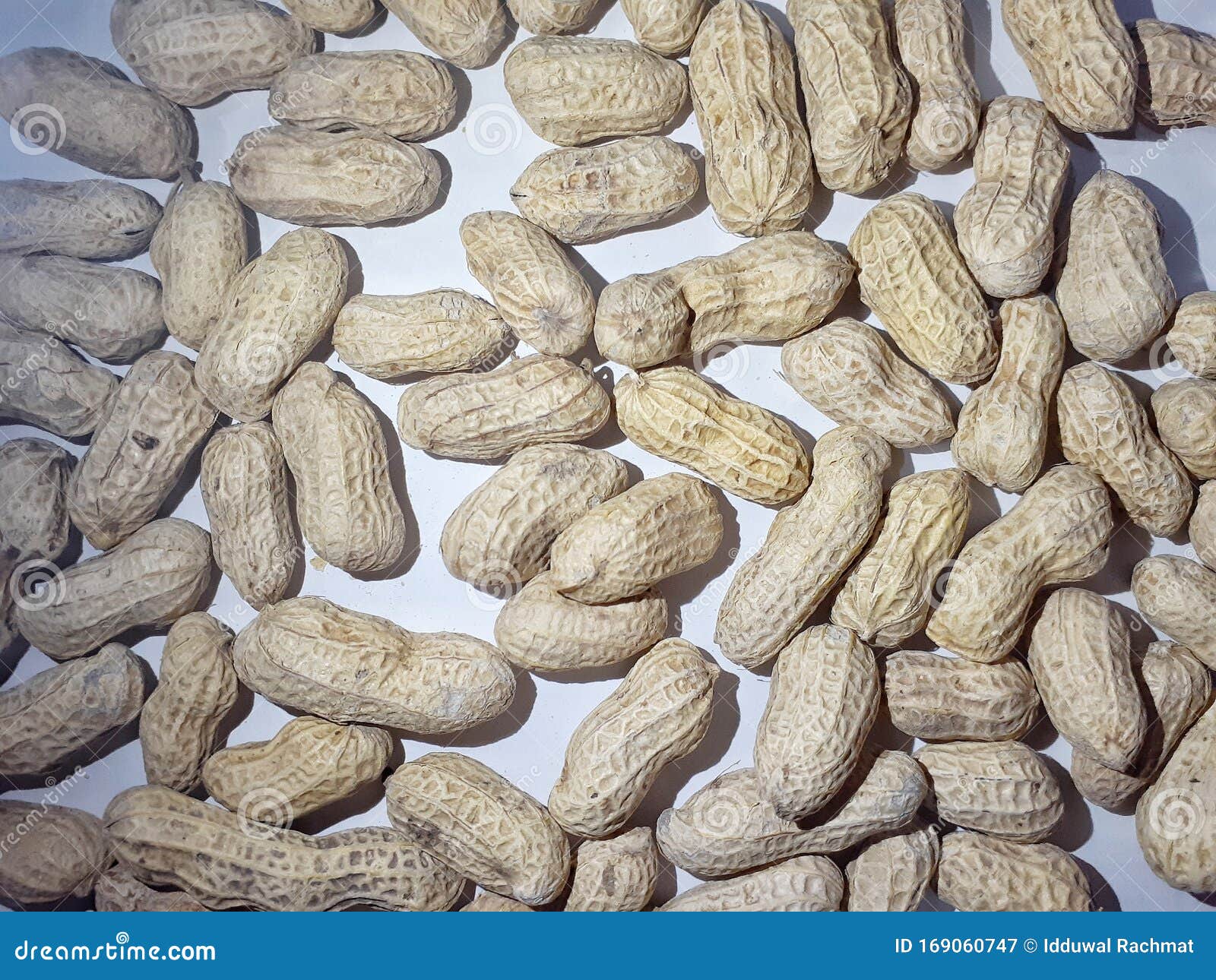 Peanut Skin in White Background Stock Image - Image of dark, white ...