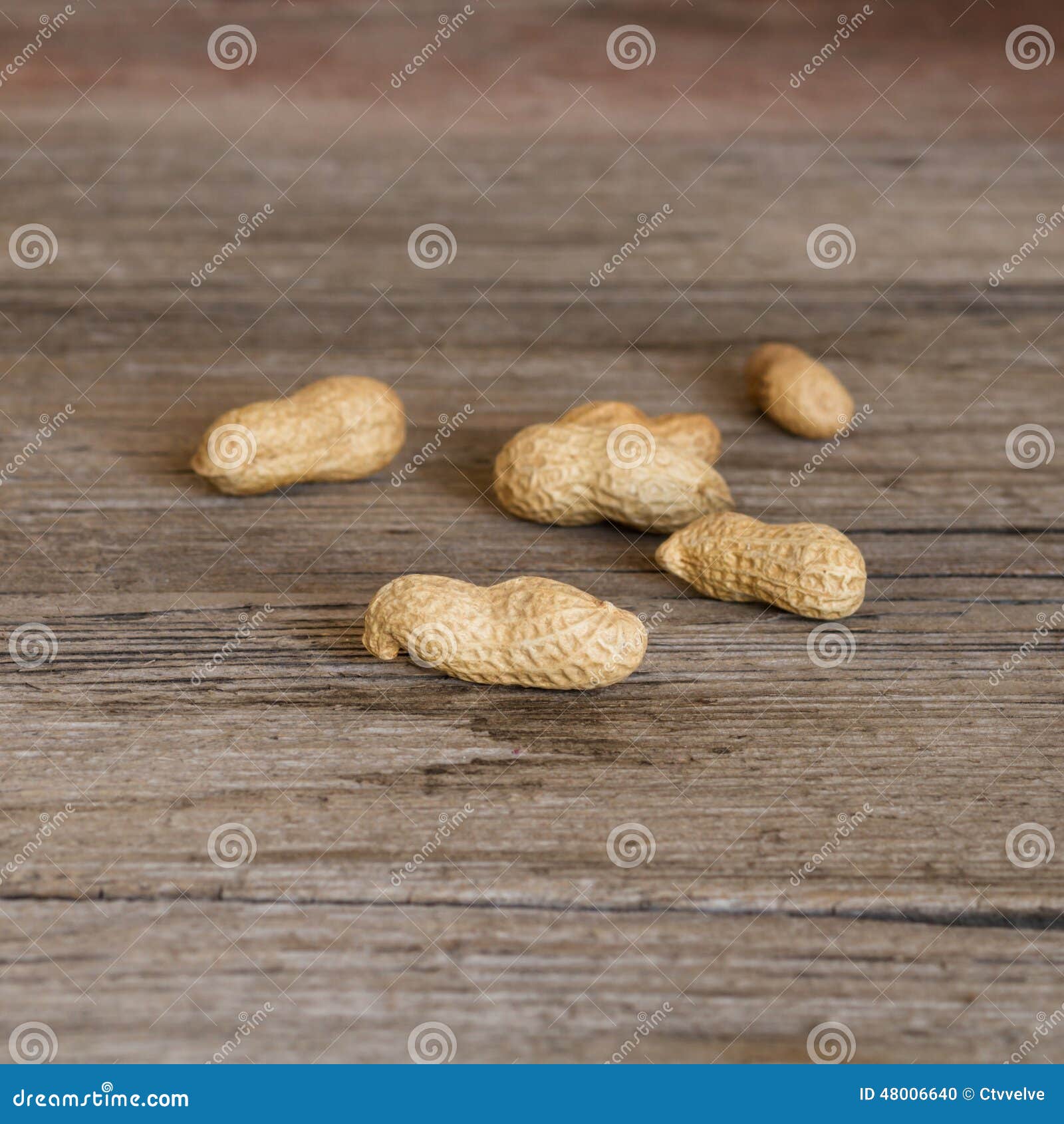 Peanut on wood stock photo. Image of organic, ingredient - 48006640
