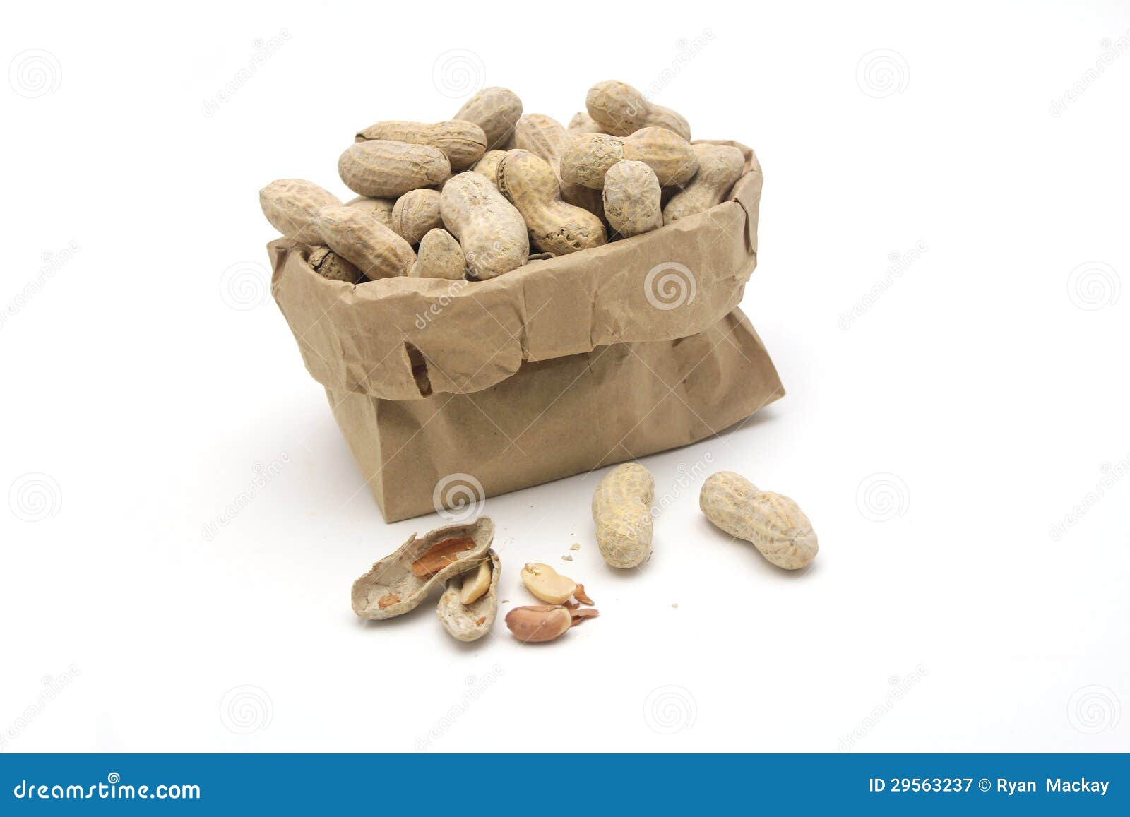 Peanuts stock image. Image of paper, salty, peanuts, crack - 29563237