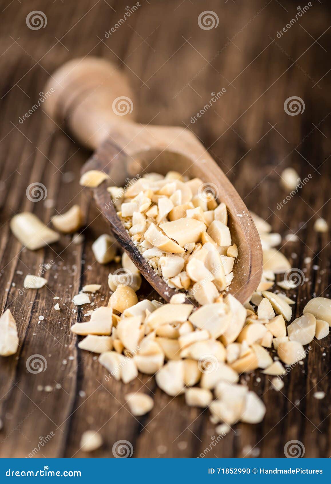 Peanuts (chopped; Close-up Shot; Selective Focus) Stock Photo - Image ...