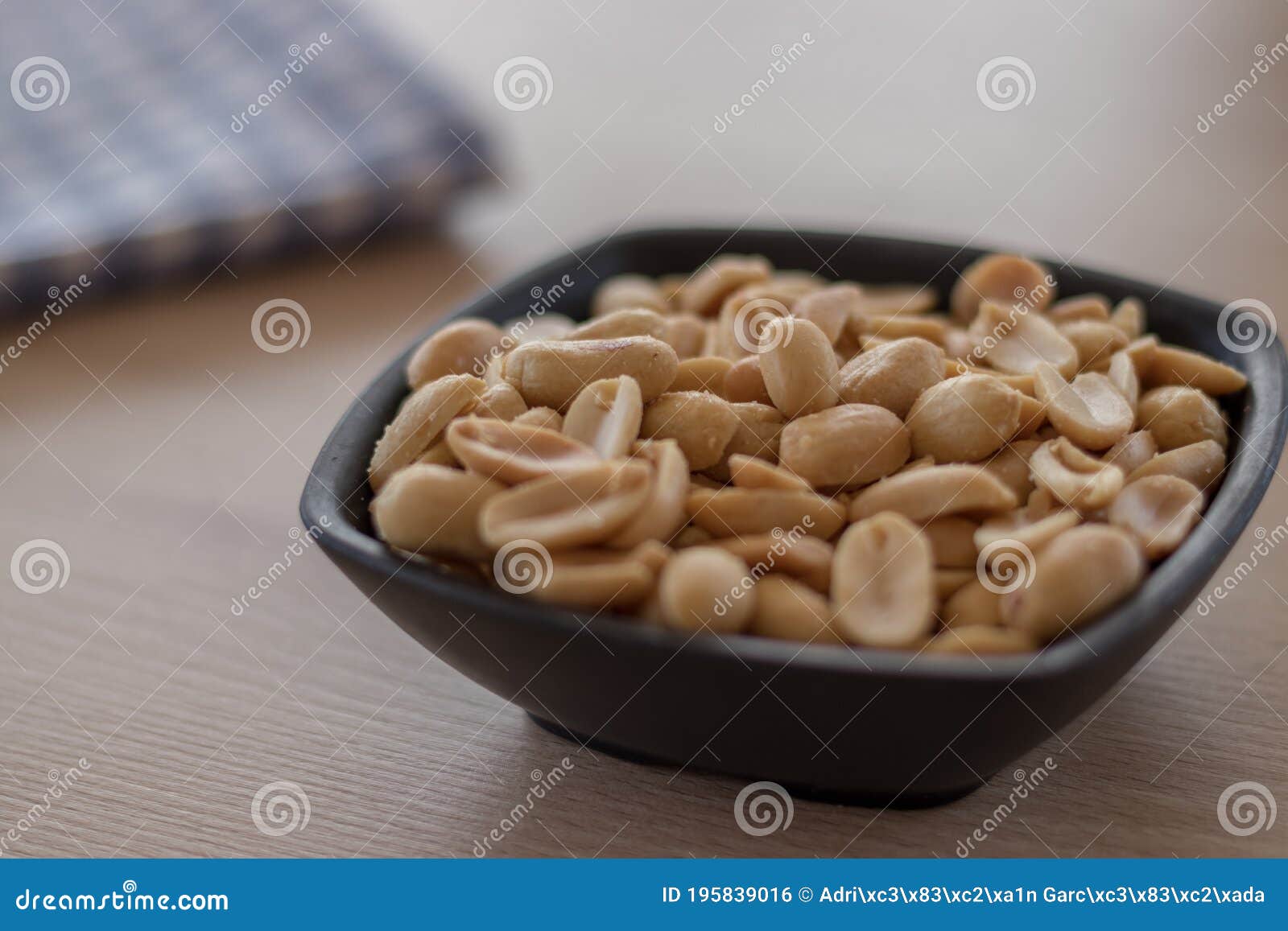 Peanuts in a container stock photo. Image of container - 195839016