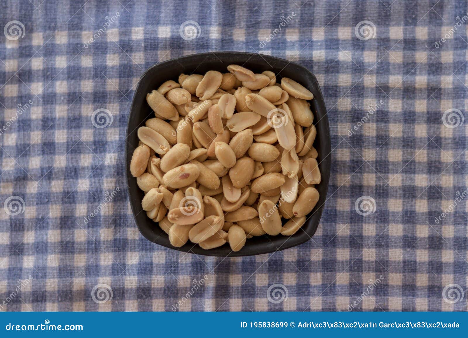 Peanuts in a container stock image. Image of nutrition - 195838699