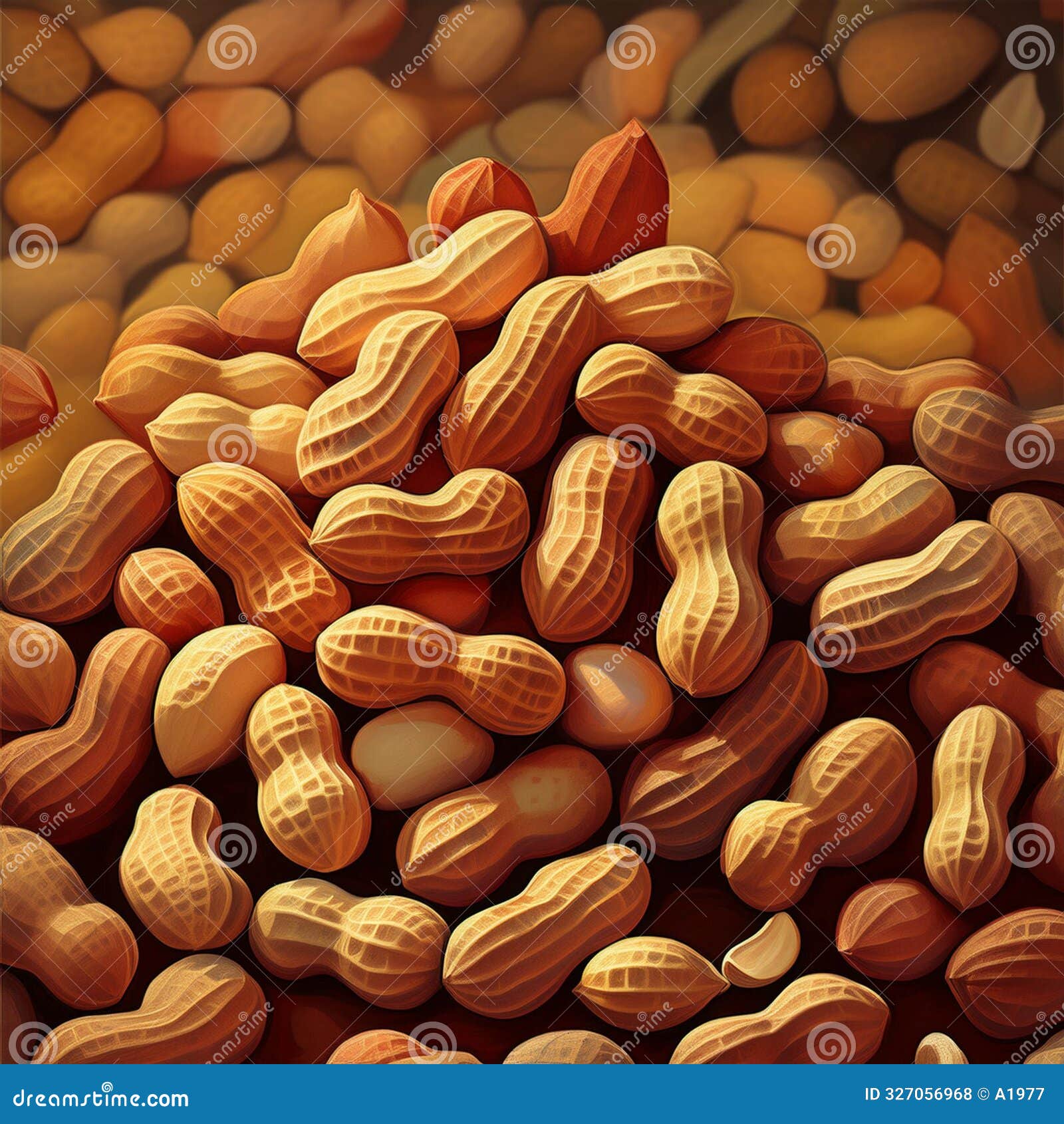 Peanuts Food Objects Cartoon Illustration | CartoonDealer.com #38330030