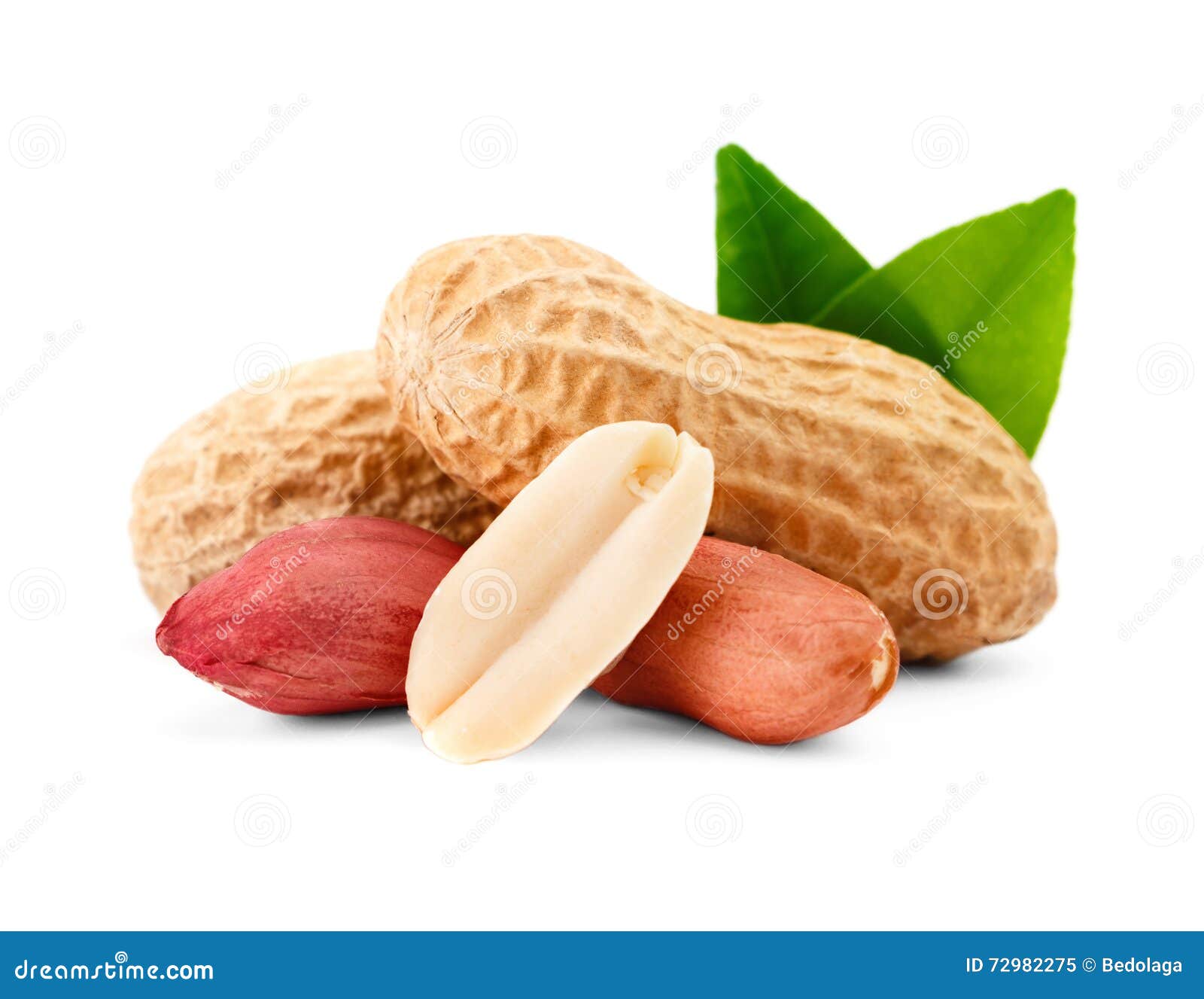 Peanuts with green leaf. stock image. Image of vegetarian - 72982275