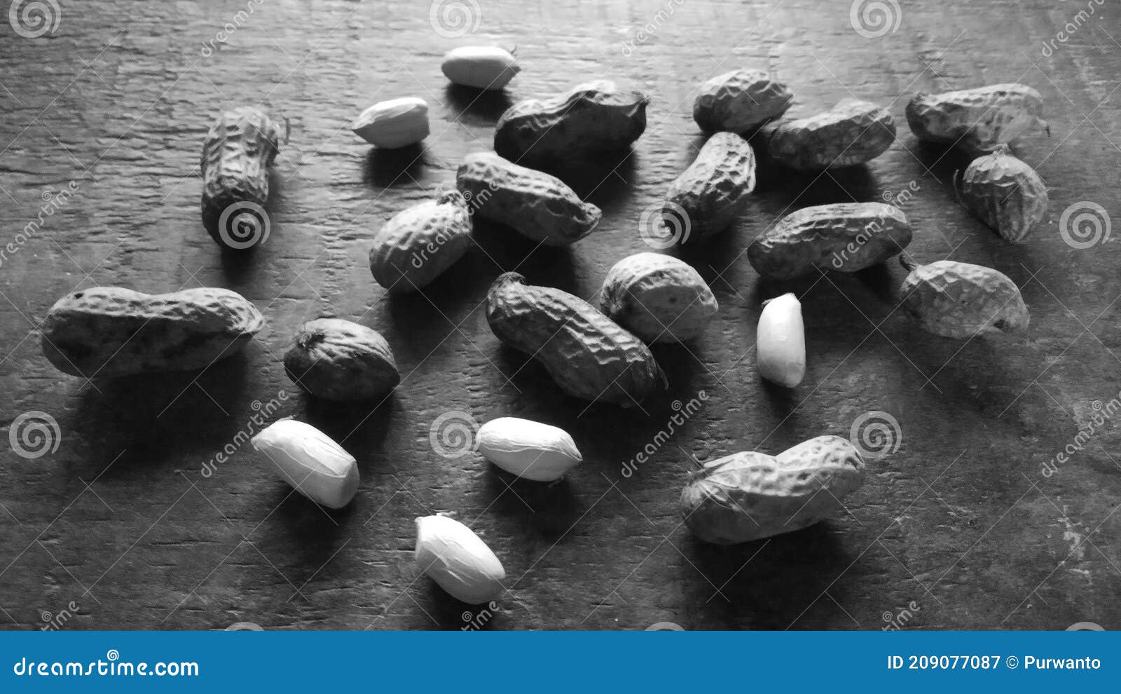 Peanuts or Groundnut for Black and White Wallpaper Stock Image - Image ...