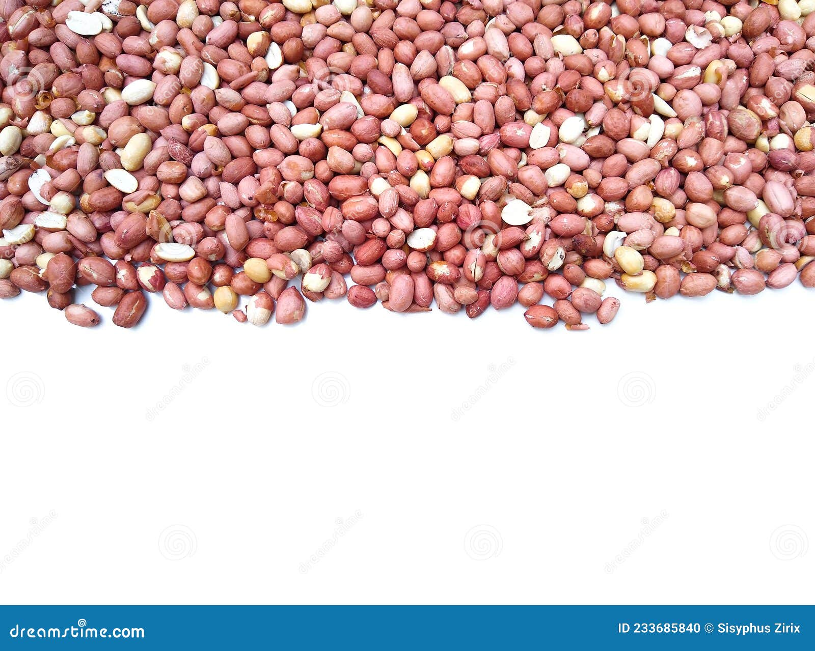 Groundnuts Isolated On White Background Royalty-Free Stock Photography ...