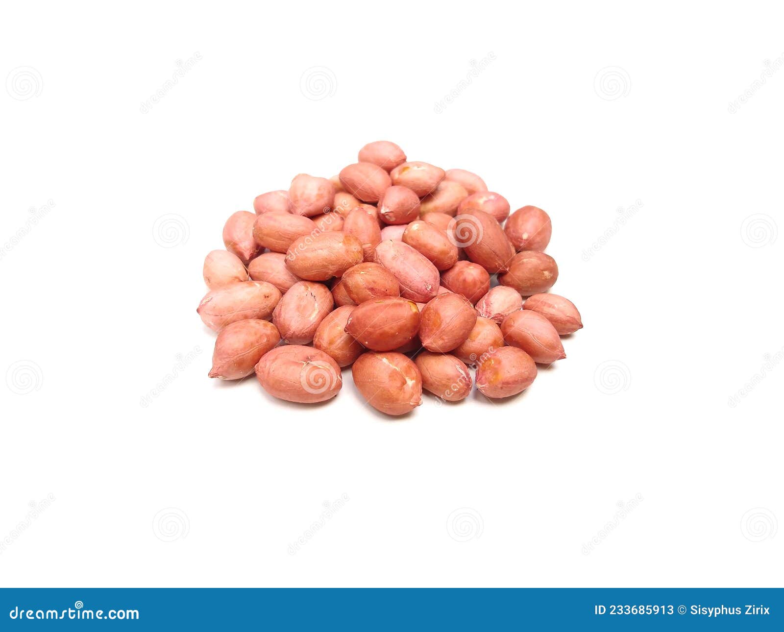 Groundnuts Isolated On White Background Royalty-Free Stock Photography ...
