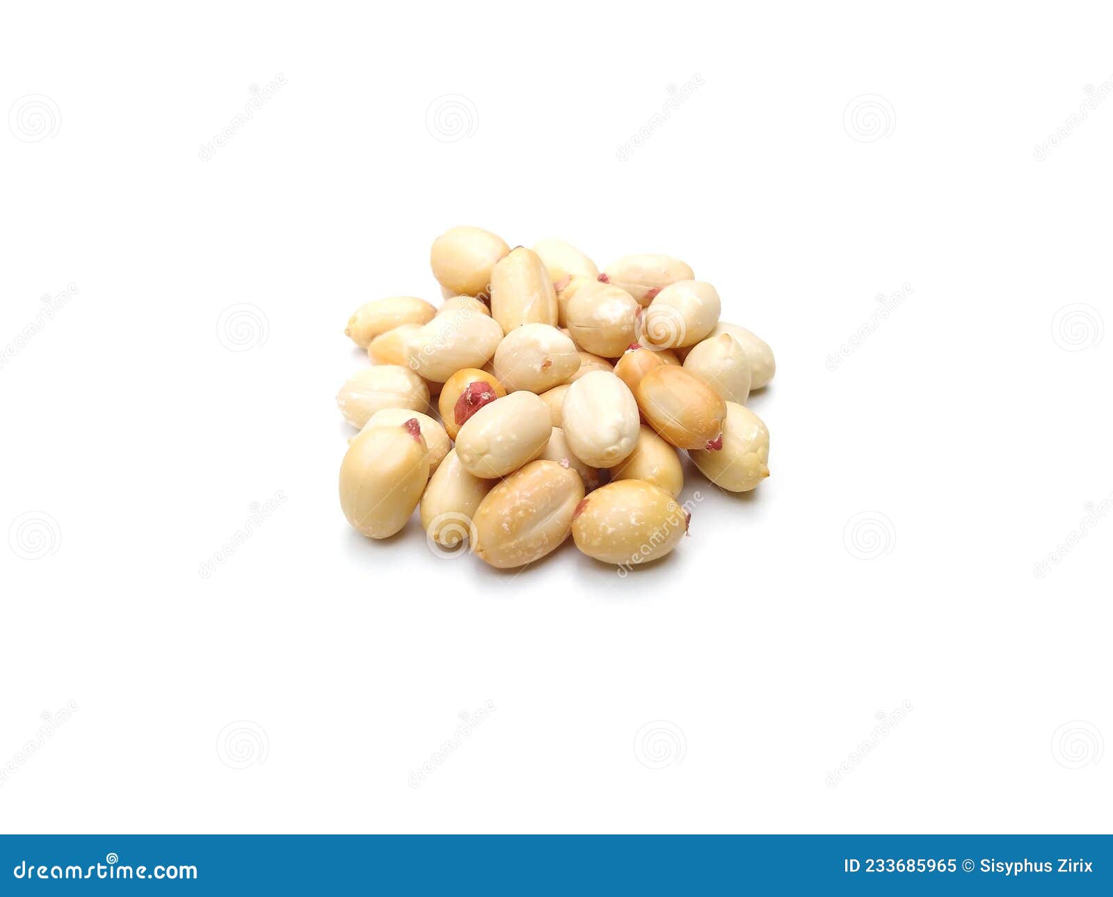 Groundnuts Isolated On White Background Royalty-Free Stock Photography ...