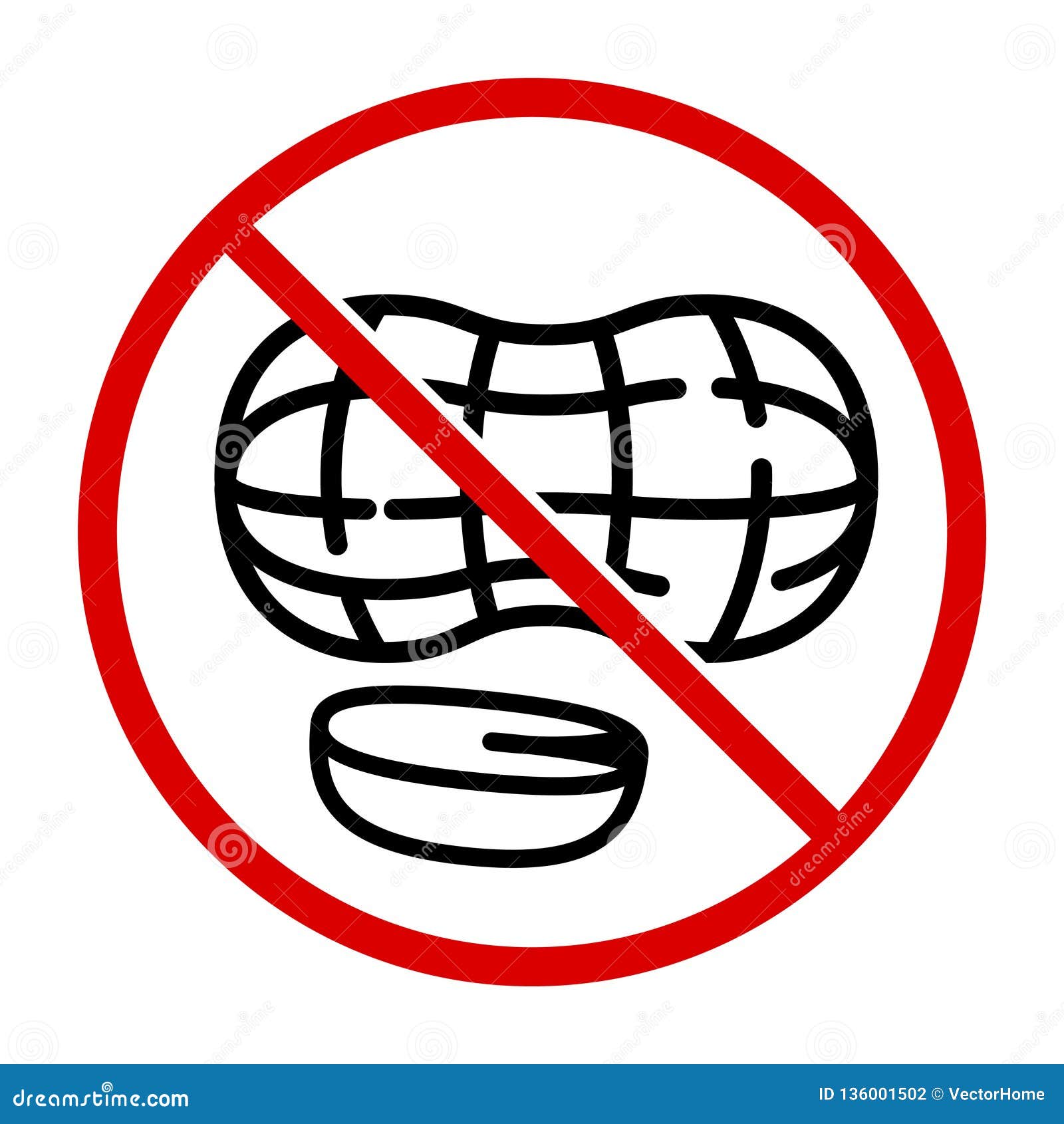 No Peanut Clipart