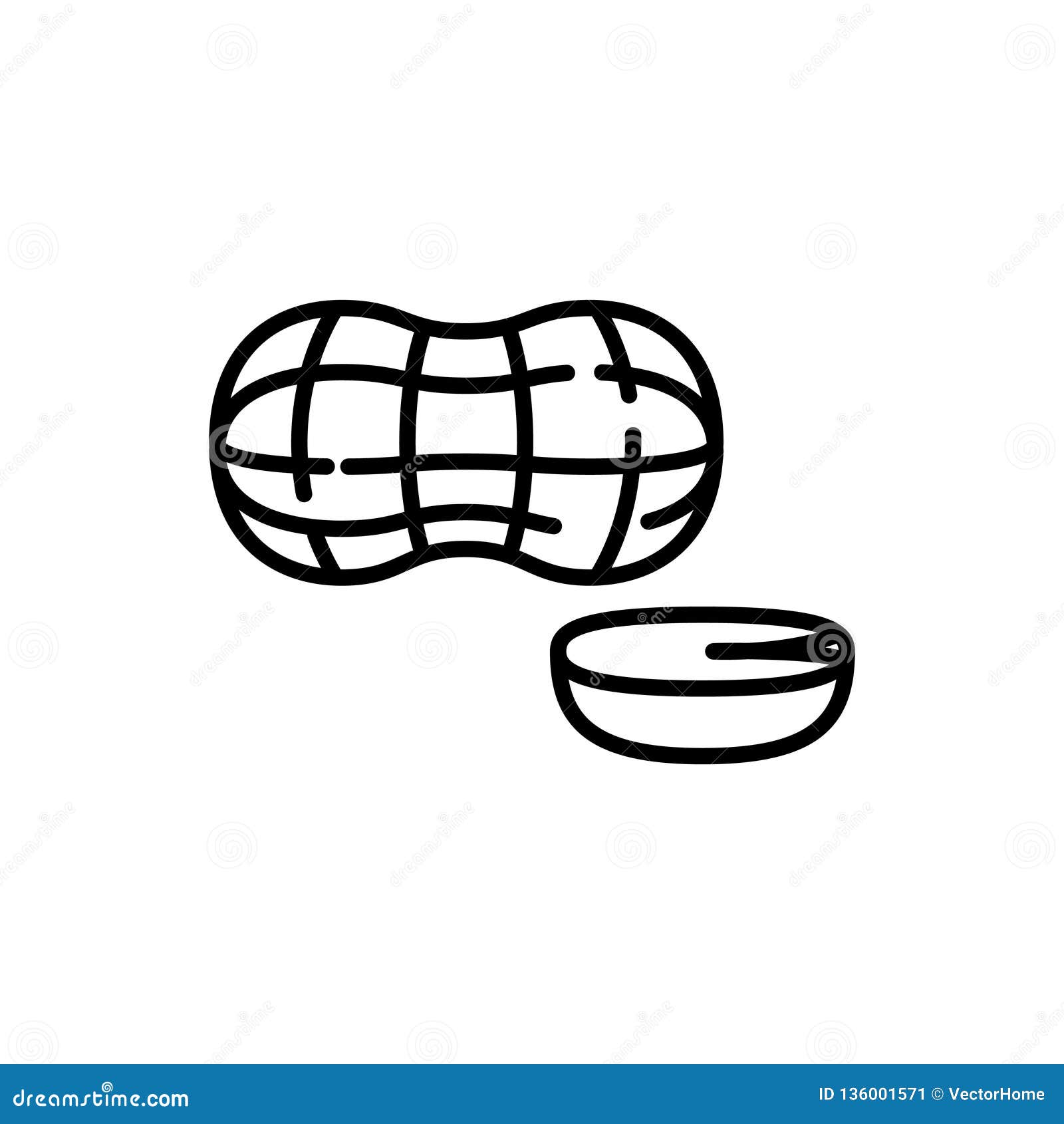 Peanuts Icon, Vector Illustration Stock Vector - Illustration of ...