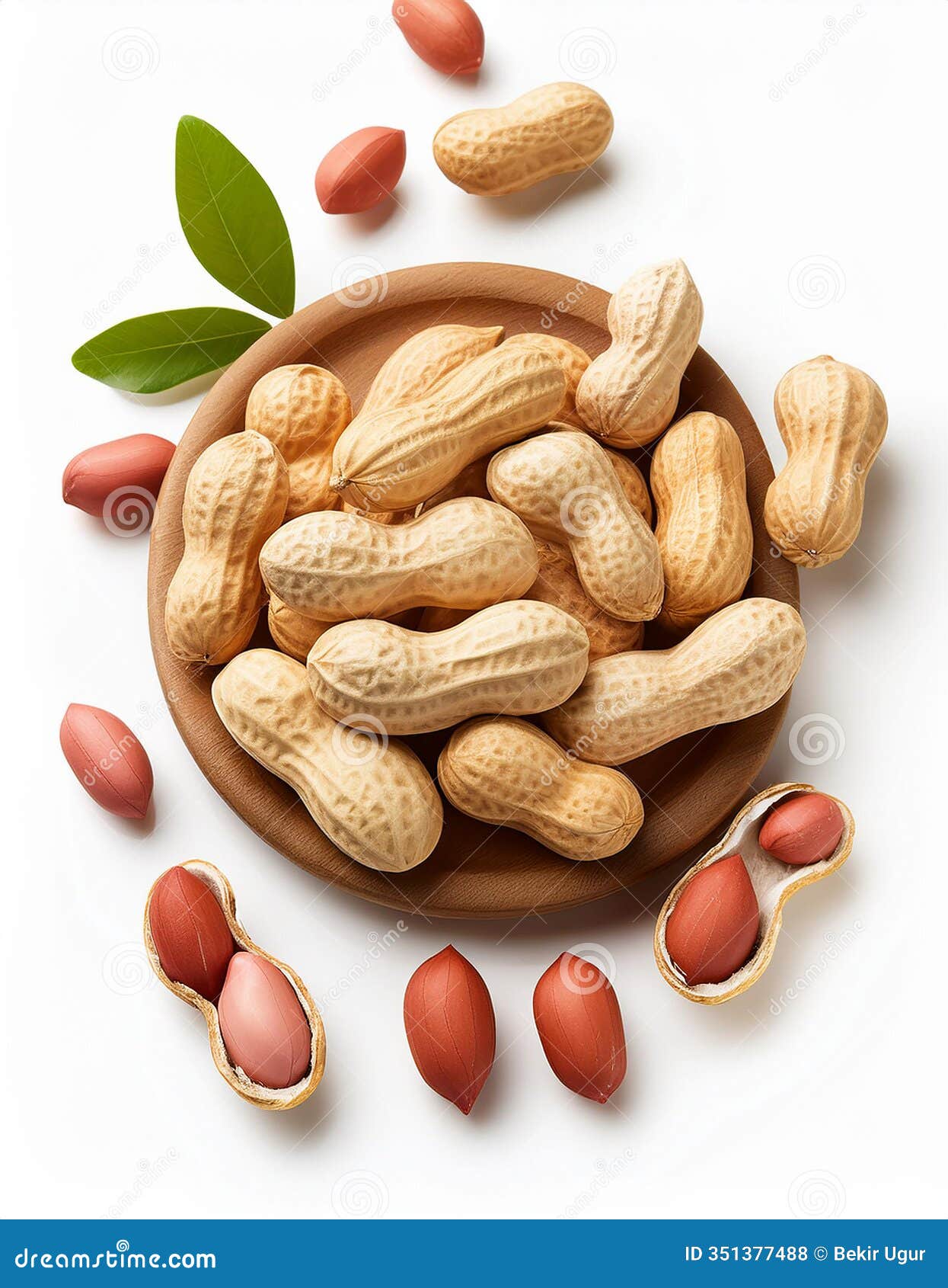 Peanuts Isolated On White Background Stock Photography | CartoonDealer ...