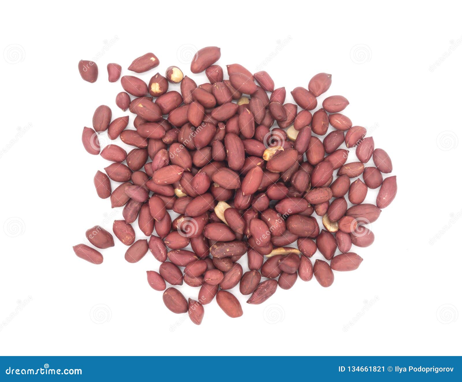 Peanuts in the Peel on a White Background Stock Image - Image of peeled ...
