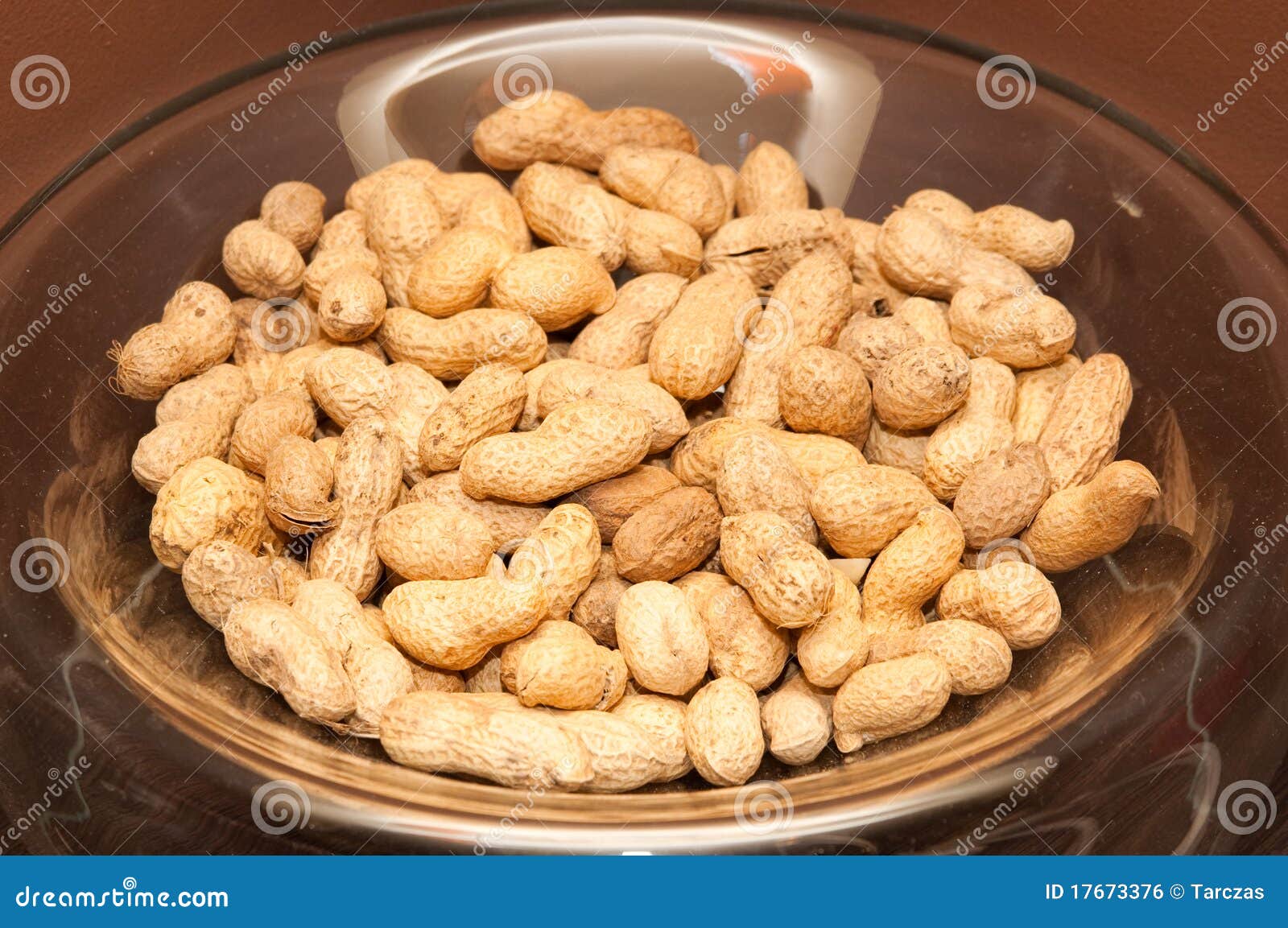Peanuts on plate stock photo. Image of natural, nutrition - 17673376