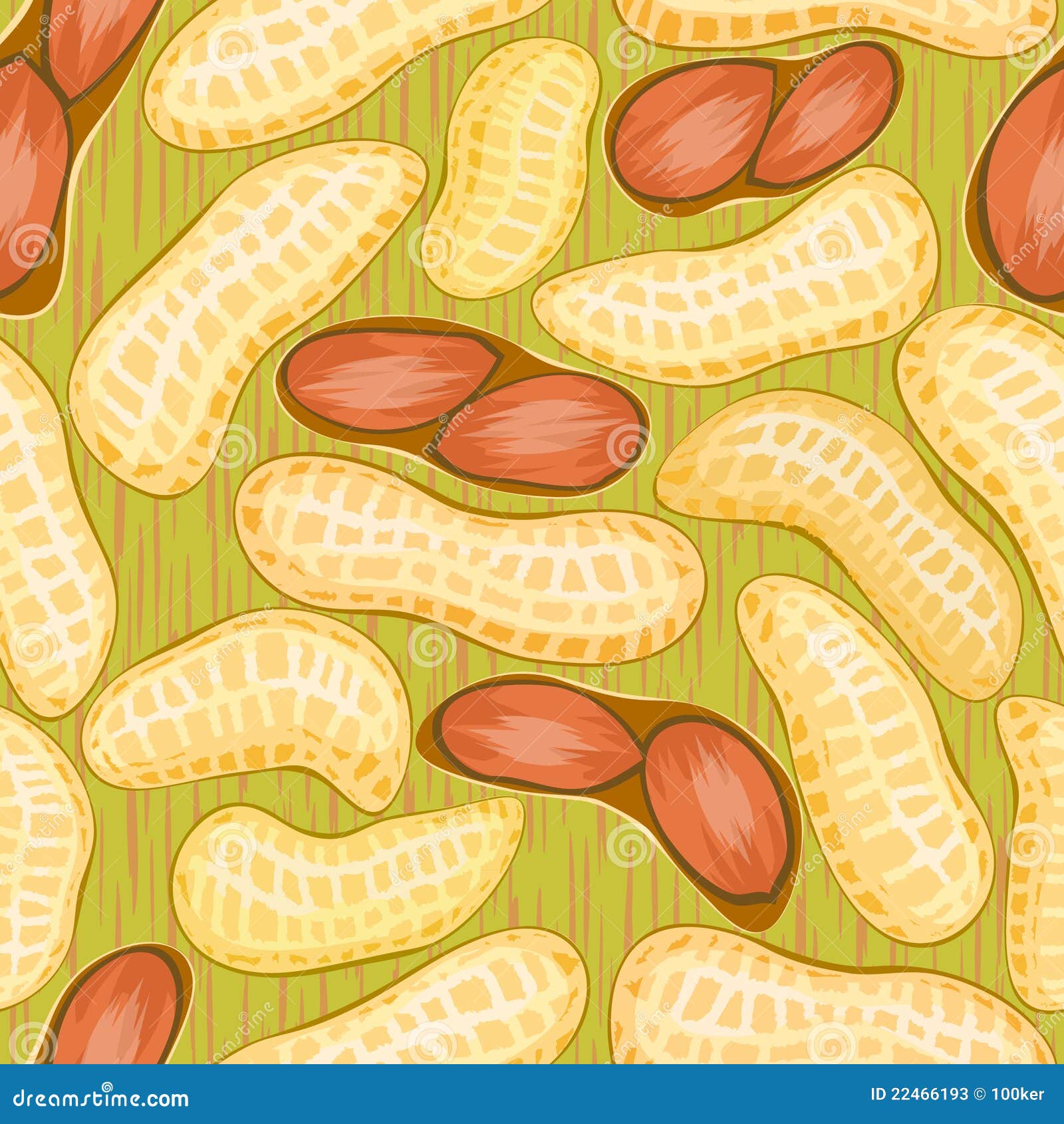 Peanuts Seamless Background Stock Vector - Illustration of healthy ...