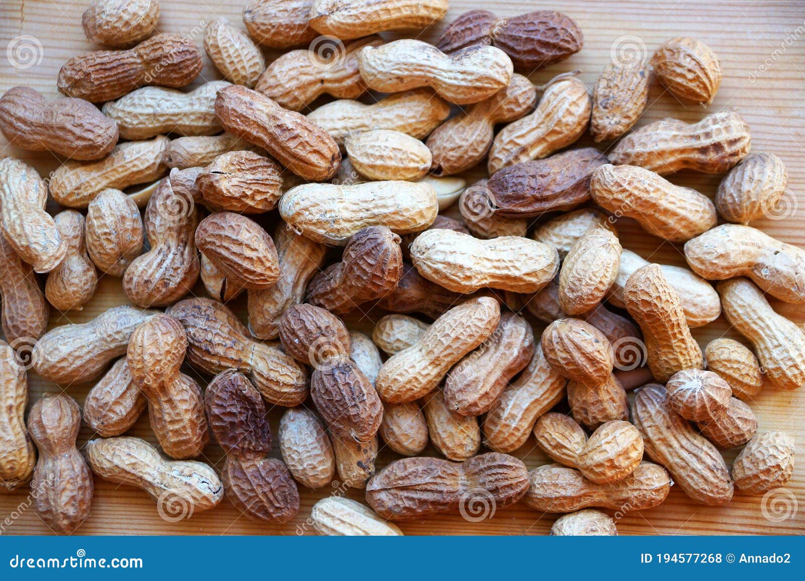 Peanuts in Shell Close Up for Background Stock Photo - Image of ...