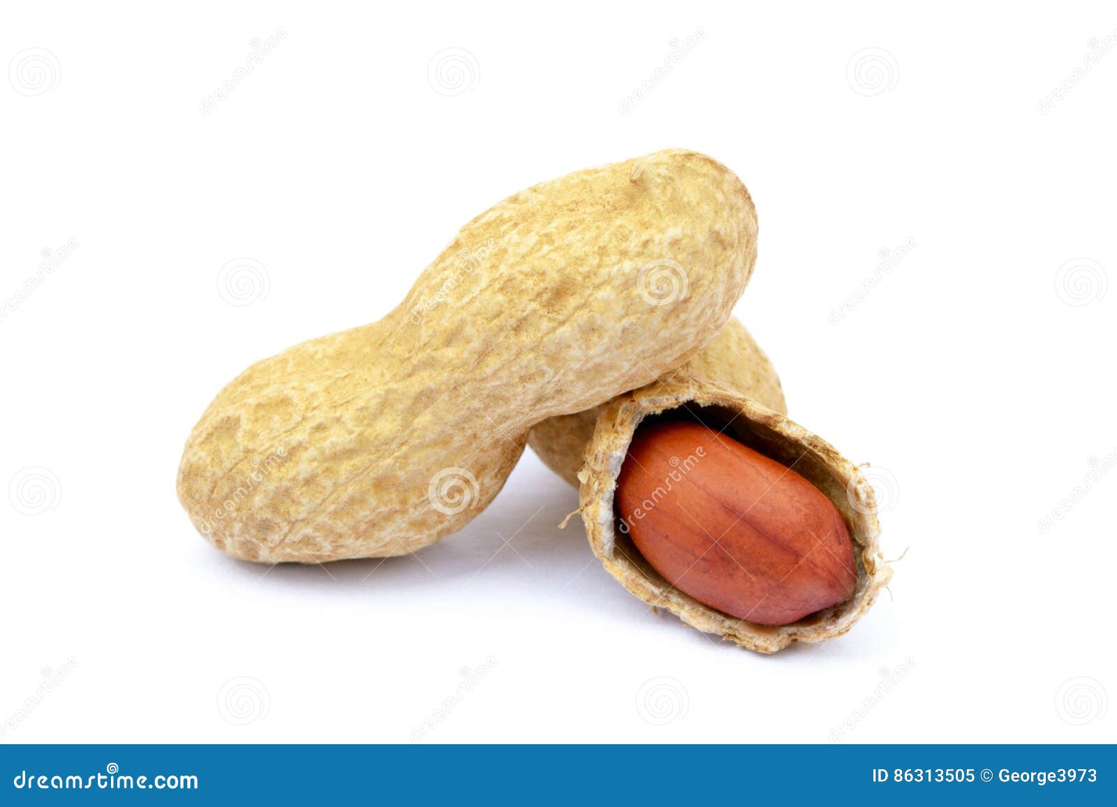 Peanuts in shell stock image. Image of healthy, kernel - 86313505