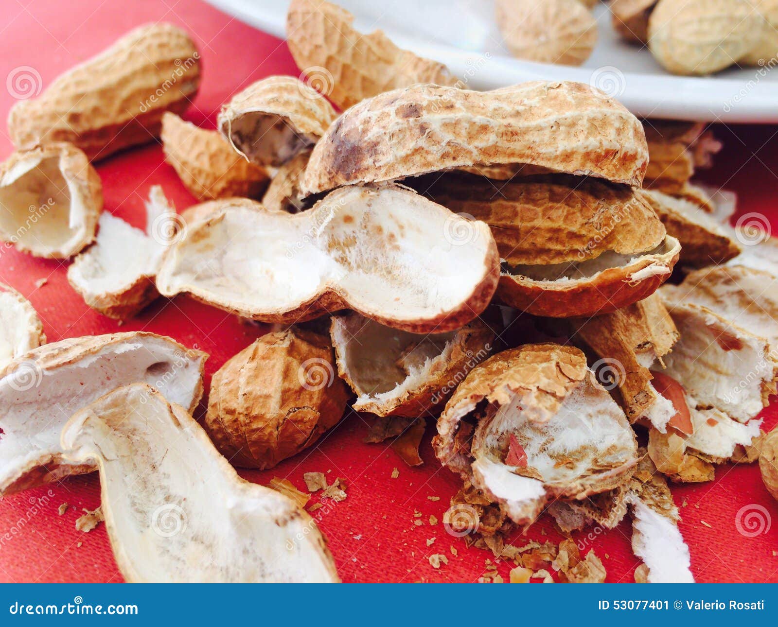 Peanuts In Shells Isolated On White Background, Top View. Isolated ...
