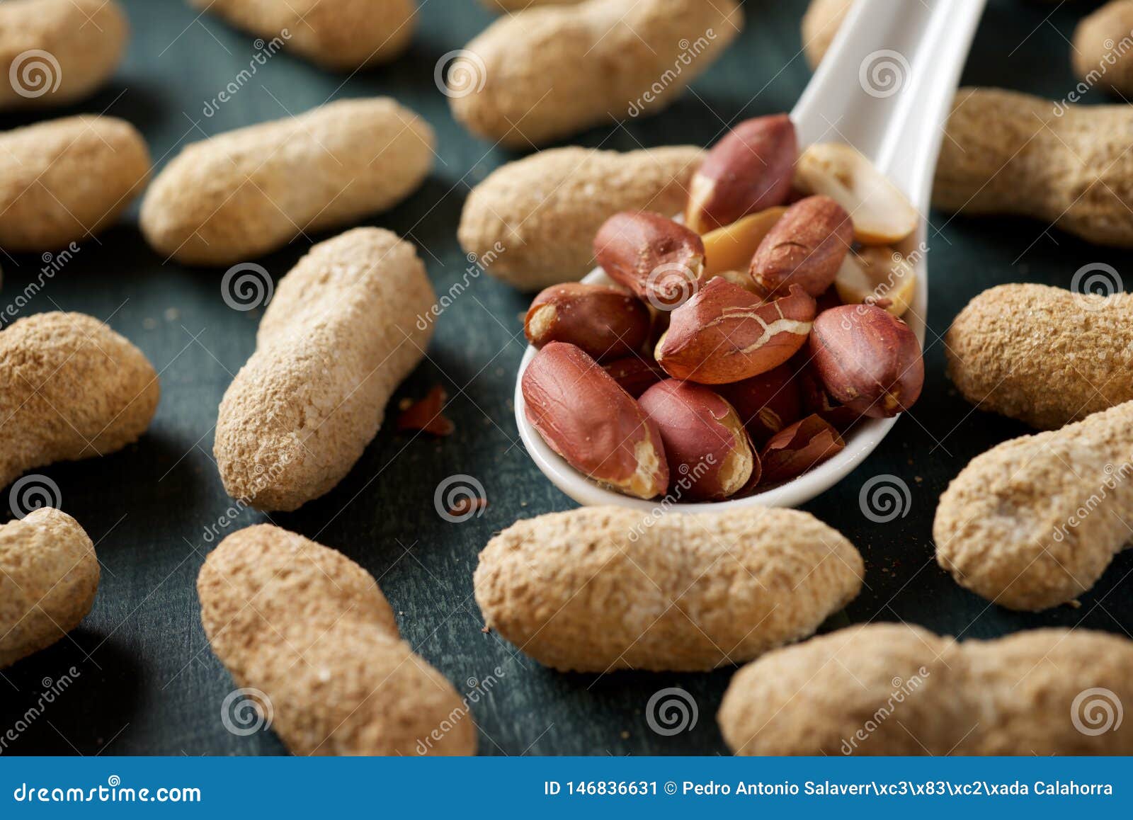 Peanuts with shell stock image. Image of nutrition, abundance - 146836631