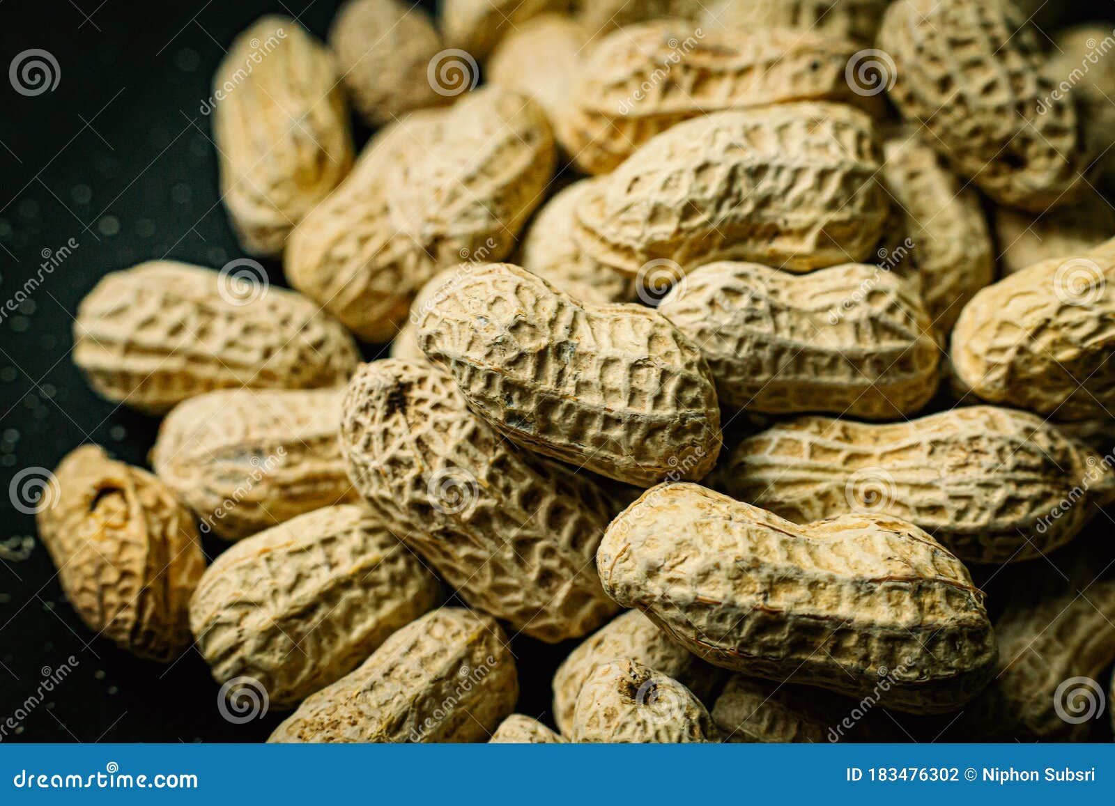 Peanuts in a Shell Texture for Food Content Stock Photo - Image of ...
