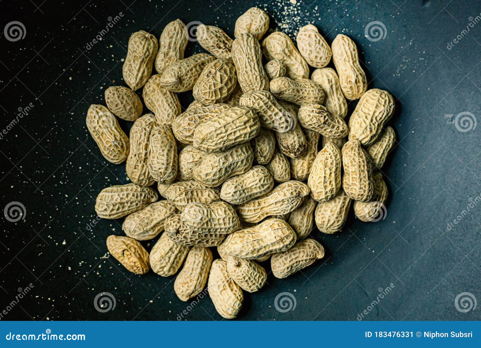 Peanuts in a Shell Texture for Food Content Stock Image - Image of ...