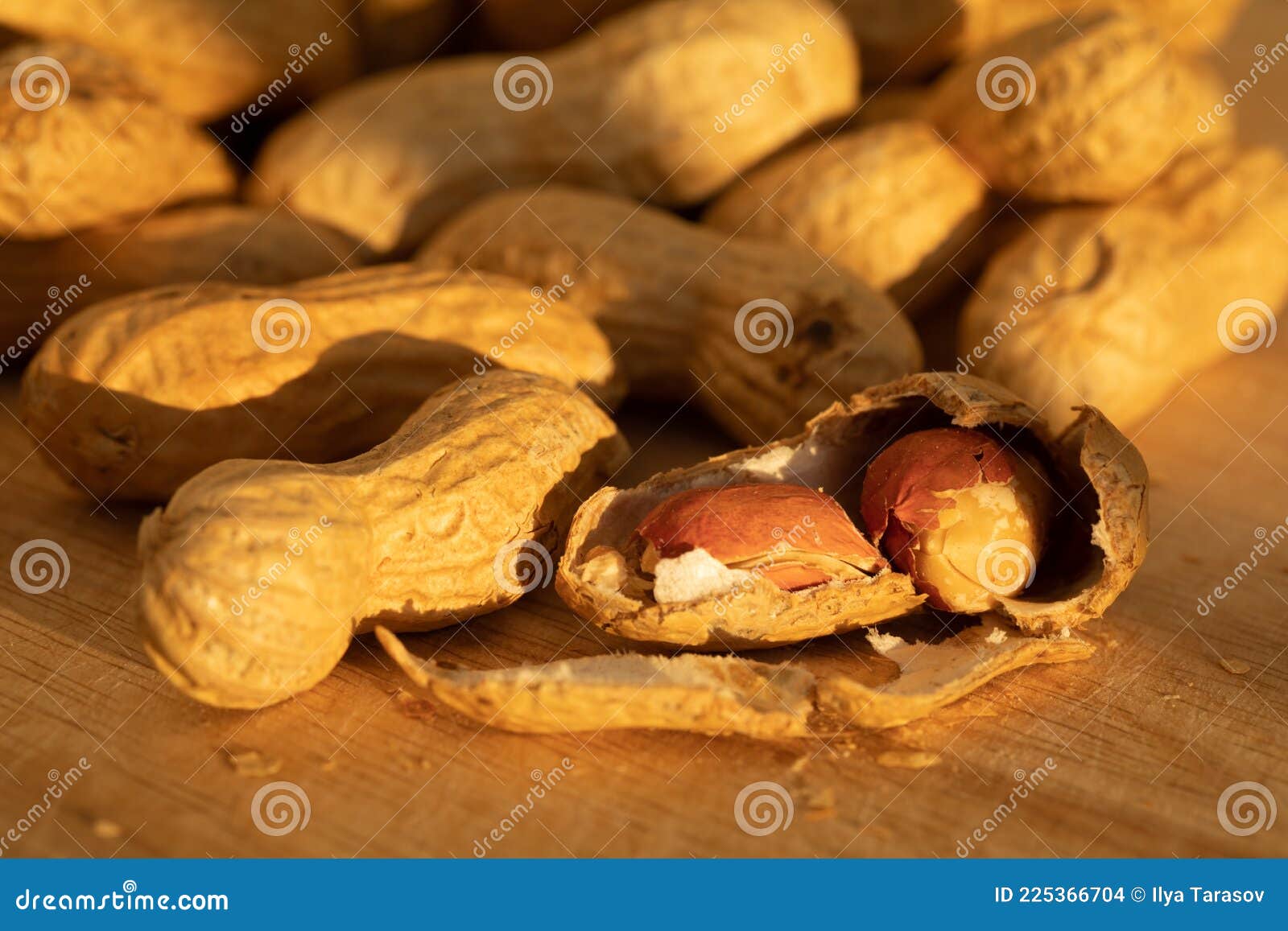 Peanuts in Shells. Roasted in the Shell Peanuts Stock Photo - Image of ...