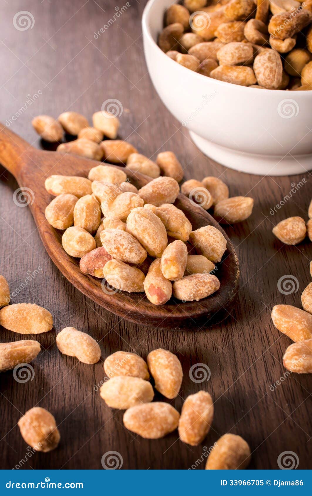 Peanuts on table stock image. Image of cuisine, frame - 33966705