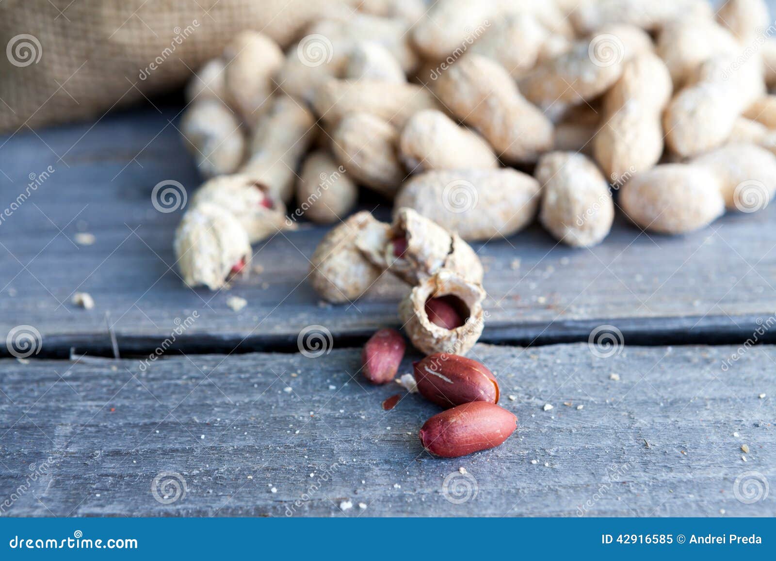 Peanuts on table stock image. Image of closeup, cracked - 42916585