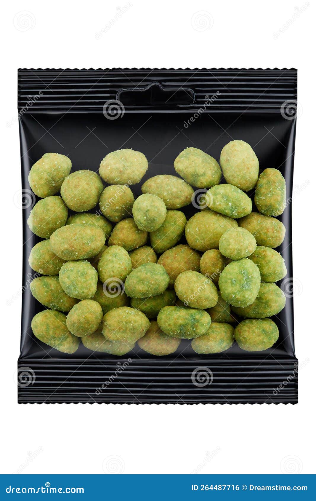 Glazed Peanuts in a Package with Wasabi Flavor Stock Photo - Image of ...