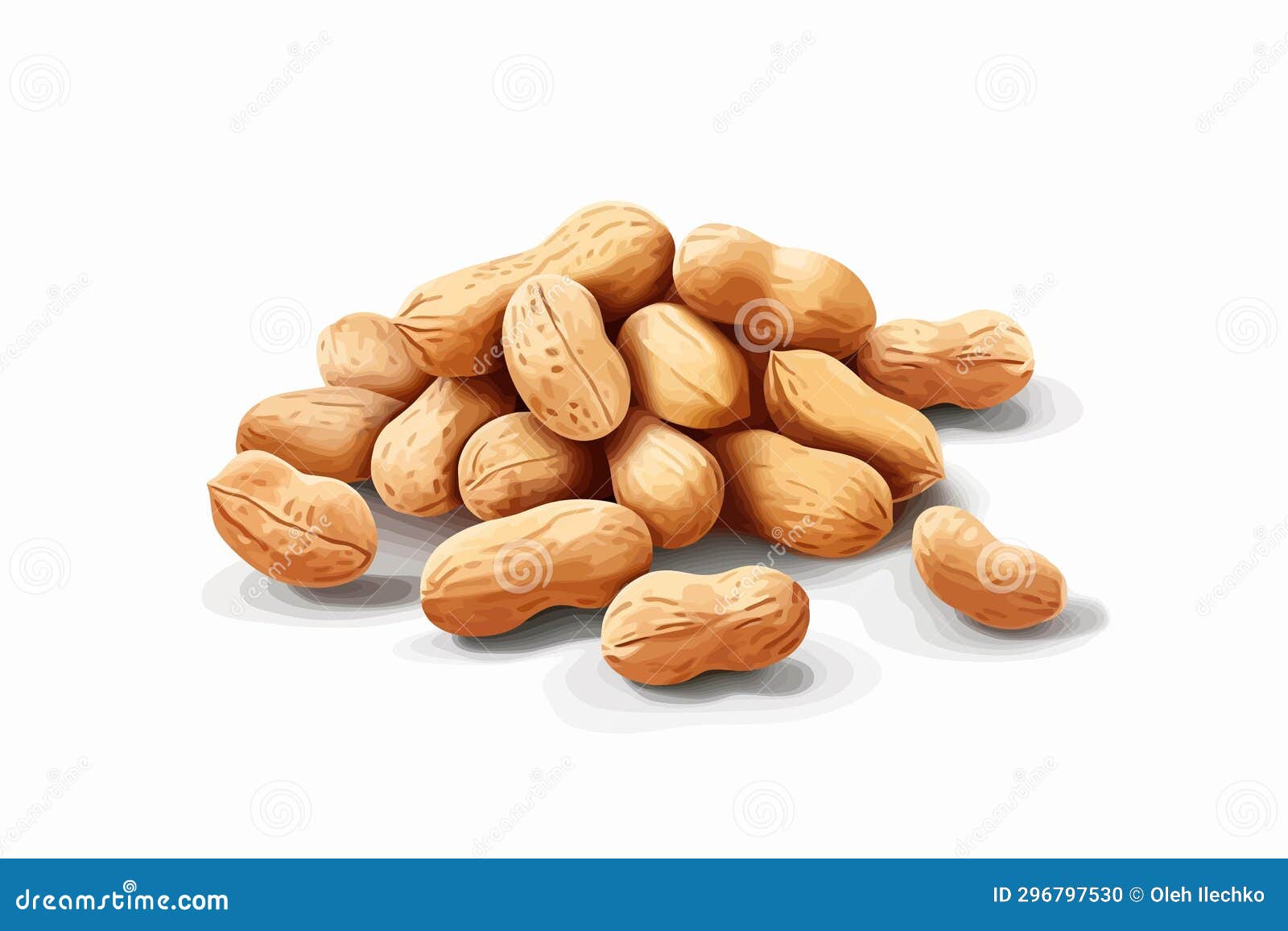 Peanuts Vector Flat Minimalistic Isolated Illustration Stock Vector ...