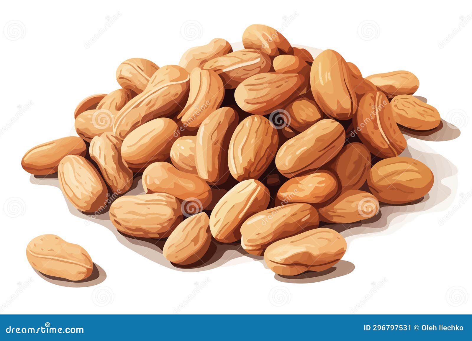 Peanuts Vector Flat Minimalistic Isolated Illustration Stock Vector ...