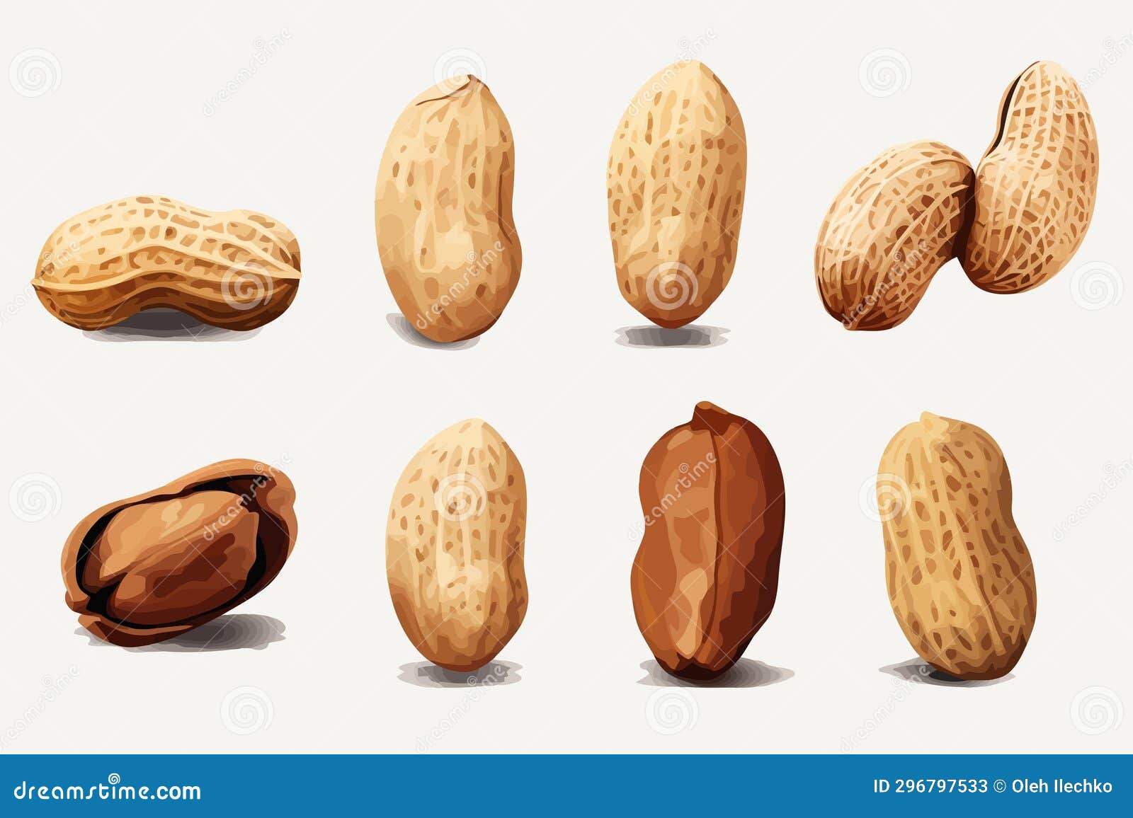 Peanuts Vector Flat Minimalistic Isolated Illustration Stock Vector ...